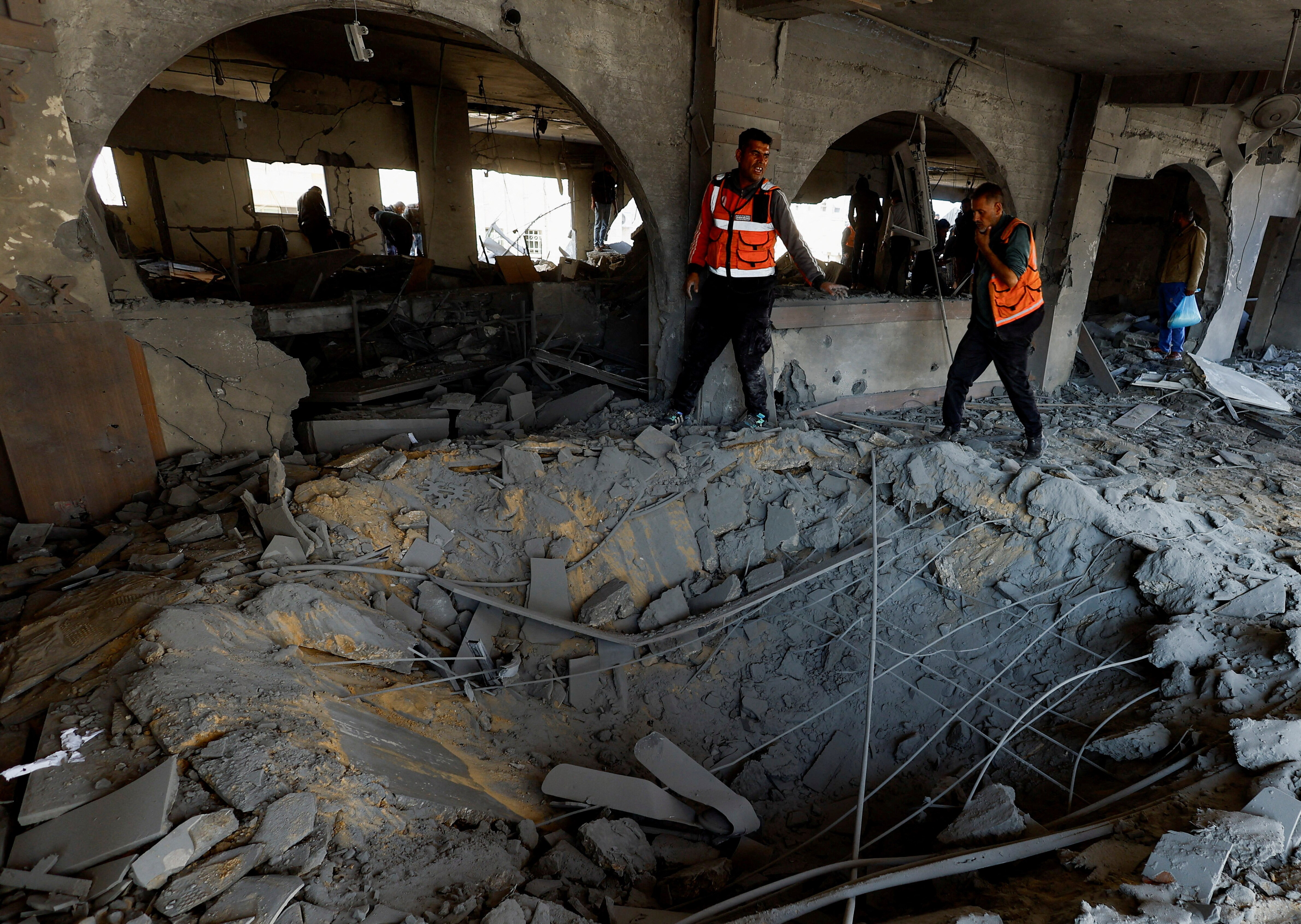 At least 54 people killed in Israeli strikes, including head of police ...