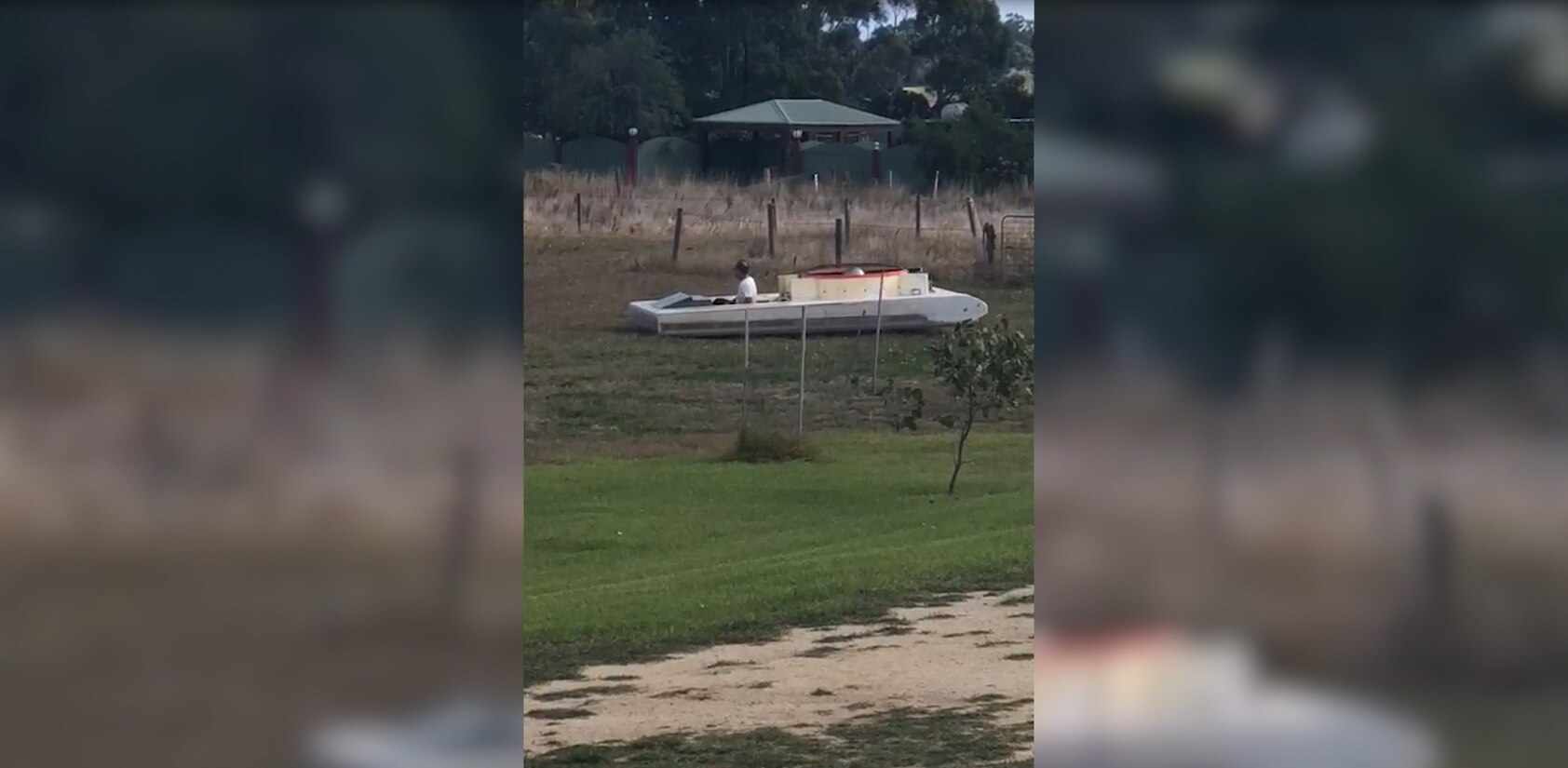 Peter Keogh's hovercraft test - ABC News