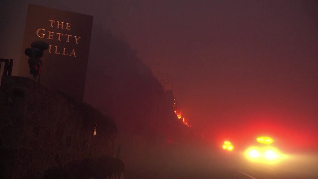 California wildfire nears world-famous Getty Villa - ABC News