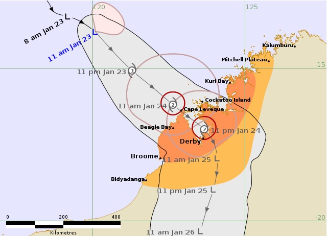 Cyclone warning extended as tropical low edges closer to Kimberley ...