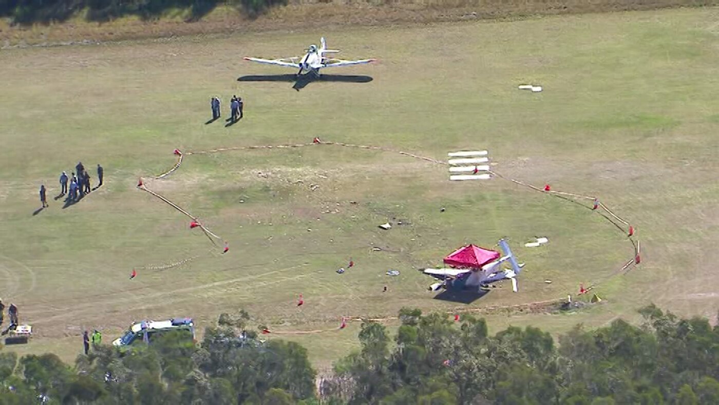 One plane in fatal aerial collision north of Brisbane had just aborted ...
