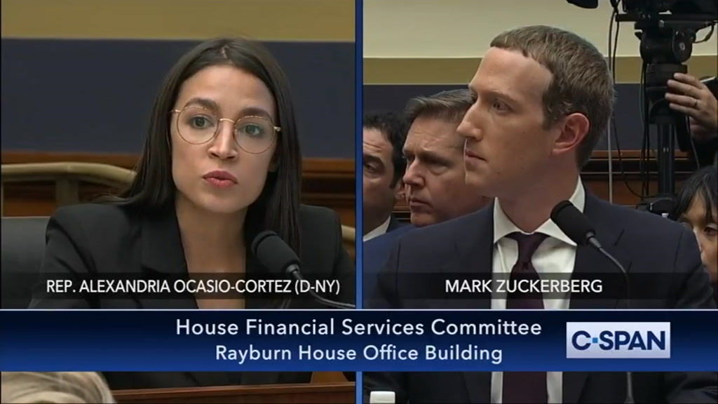Alexandria Ocasio-Cortez grills Mark Zuckerberg about knowledge of ...