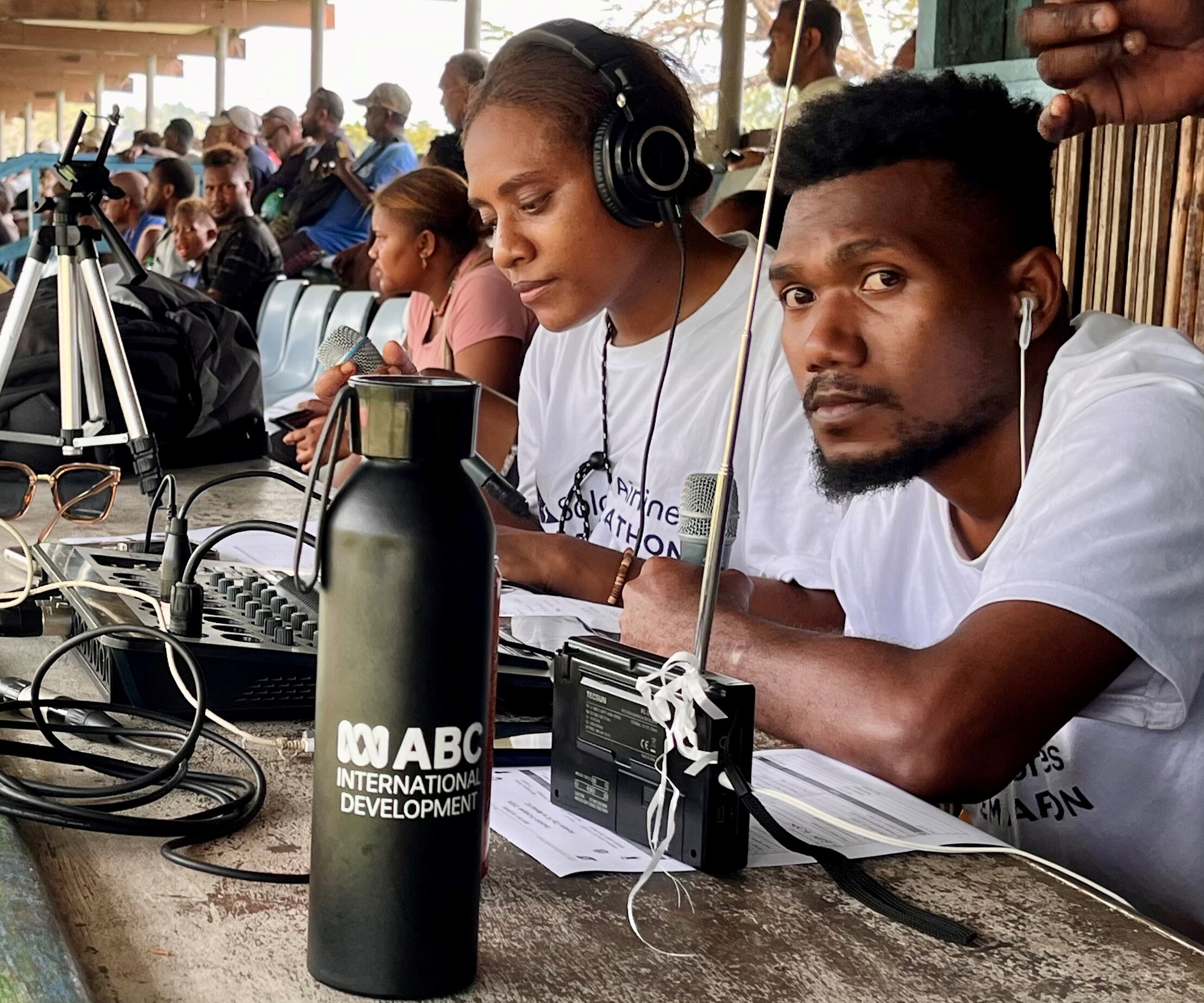 Broadcast team trains hard for upcoming Pacific Games coverage - ABC ...