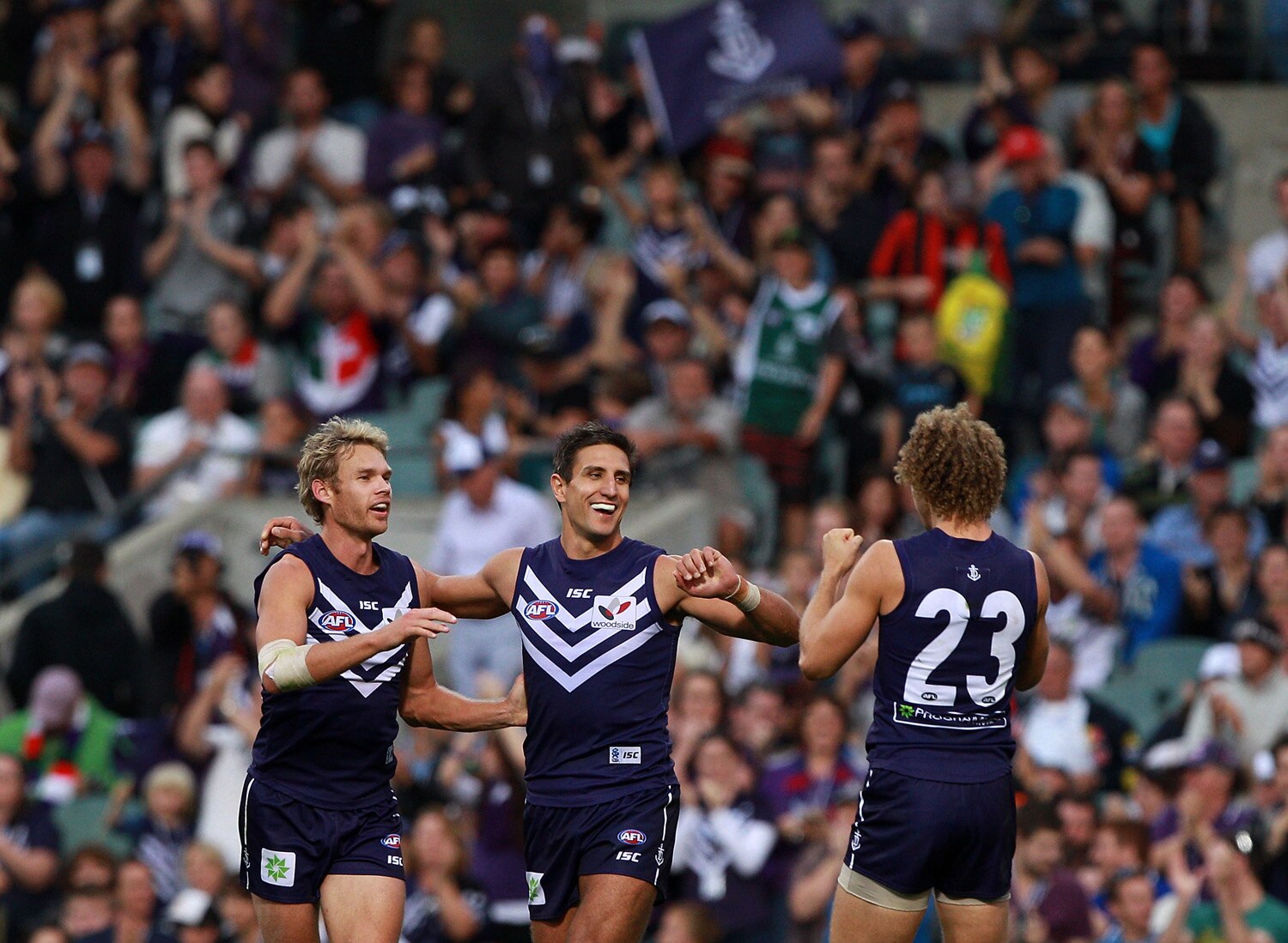 Pavlich kicks milestone goal in Dockers win - ABC News
