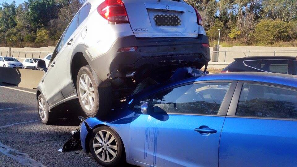Multiple car pile-up on Sydney's M4 causes heavy peak hour delays - ABC ...
