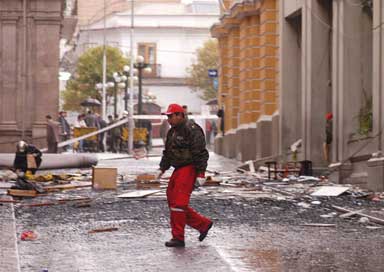 Three die as man blows himself up in Bolivian Congress - ABC News