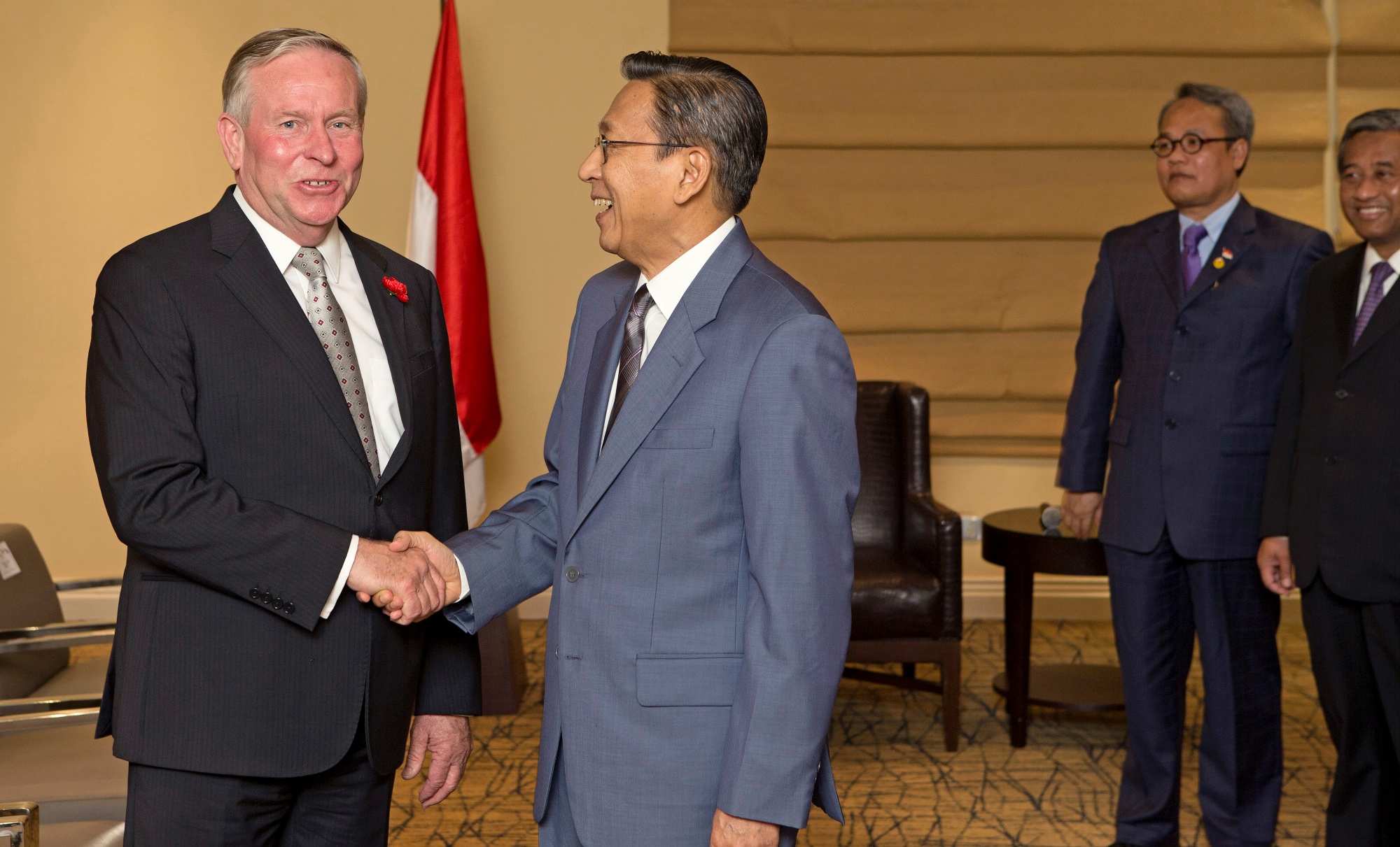 Indonesia's Vice President Boediono meets with the WA Premier Colin ...