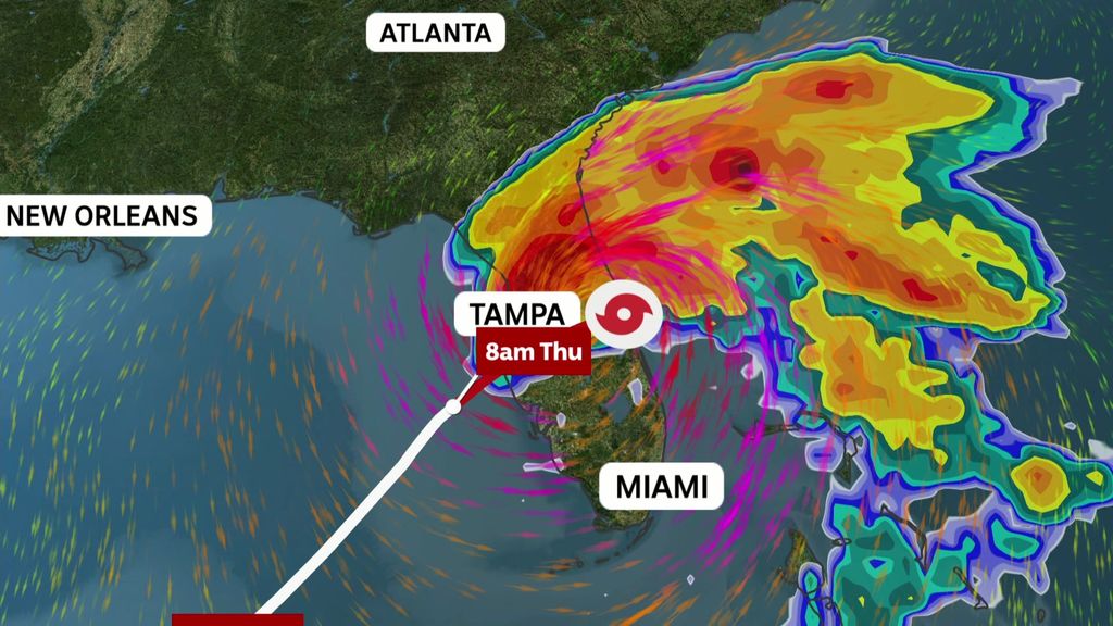Map shows the path of deadly Hurricane Milton - ABC News
