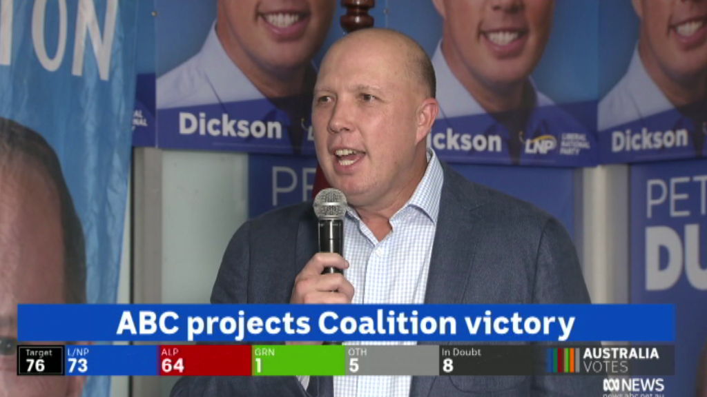 Peter Dutton retains the seat of Dickson - ABC News