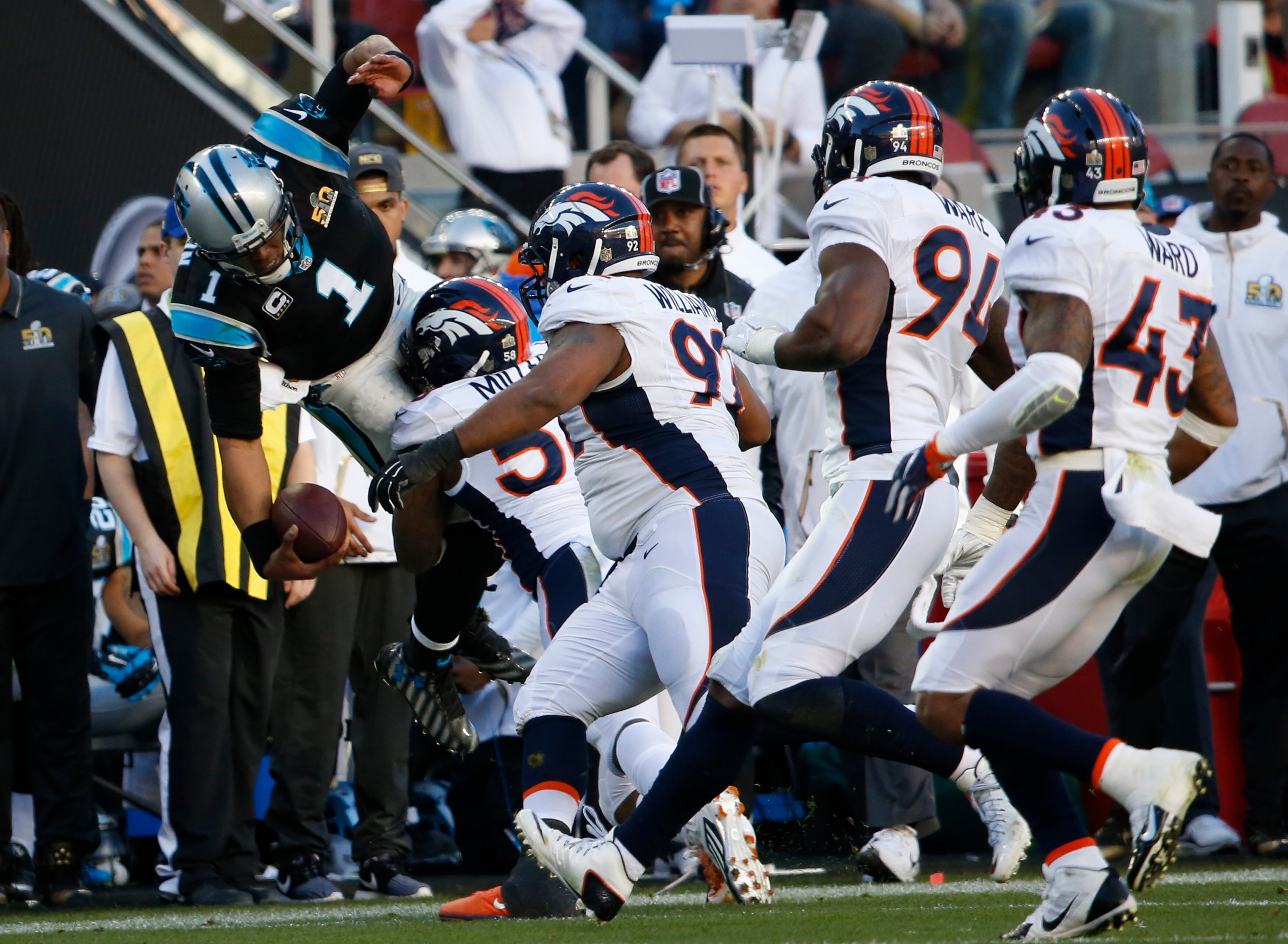 Super Bowl 50: Denver Broncos beat Carolina Panthers 24-10, as it ...