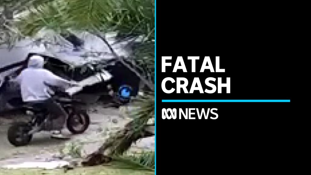 CCTV footage shows the moment two men allegedly flee the scene of a ...