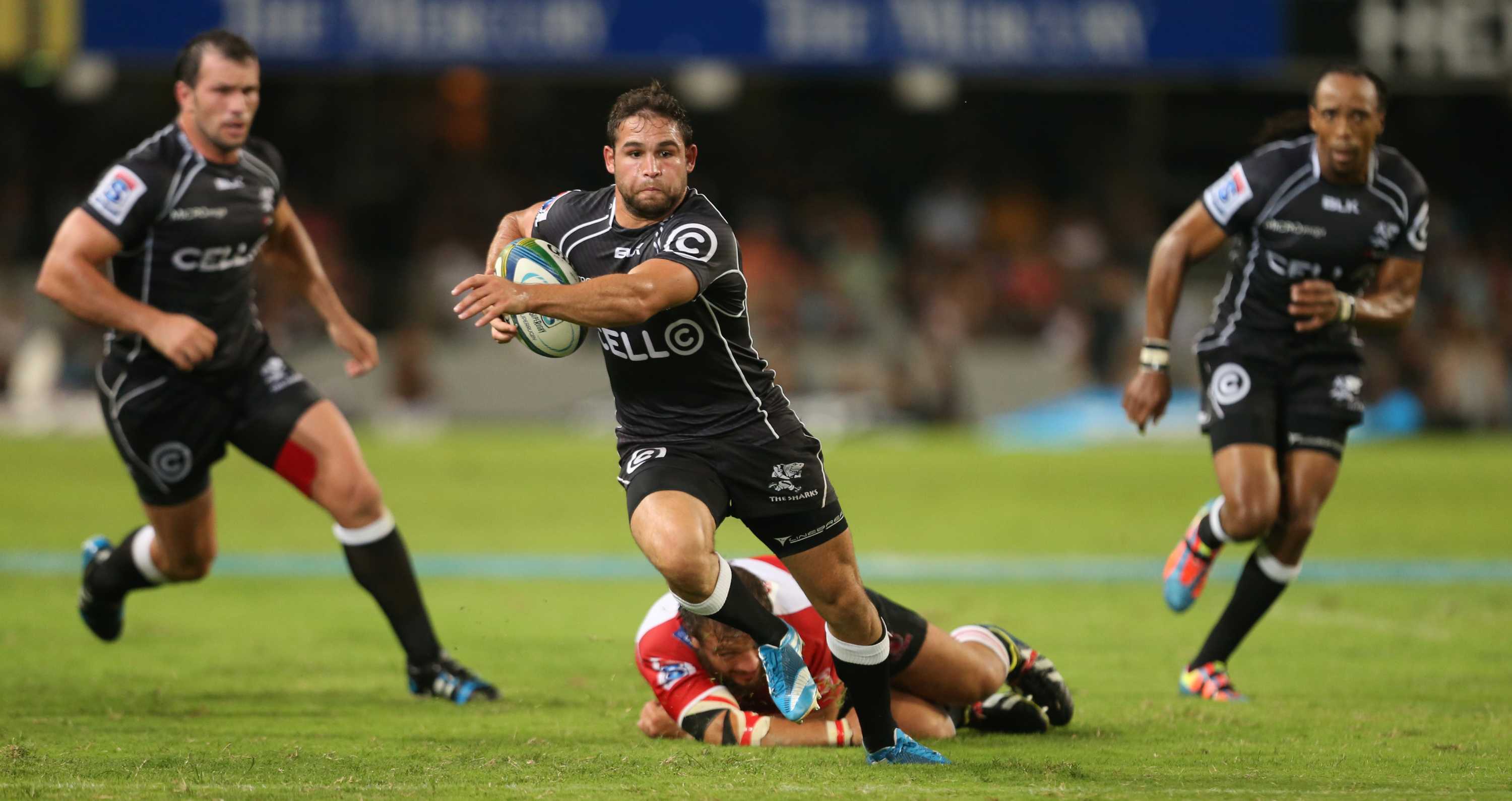 Sharks beat Lions 37-23 in Durban to go top of the Super Rugby ...