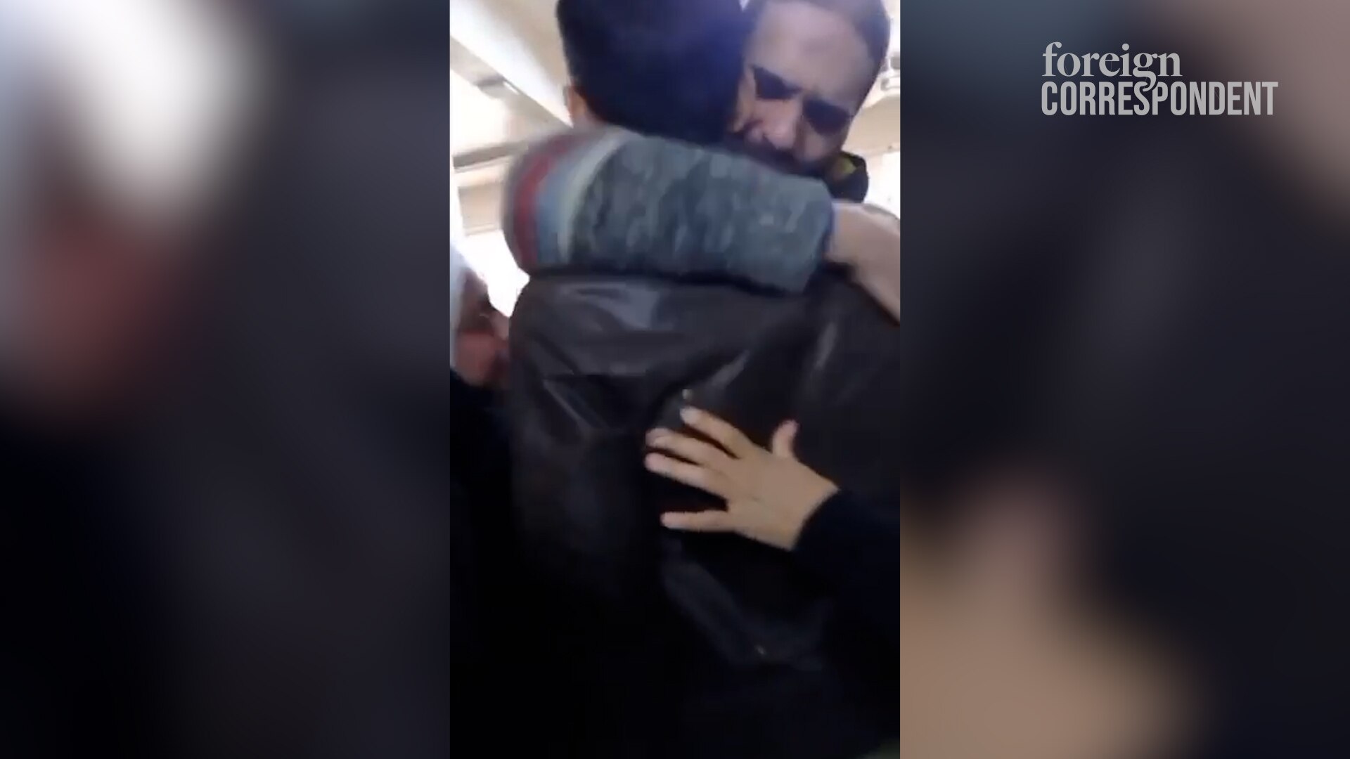 Moaz is reunited with his wife and children. - ABC News