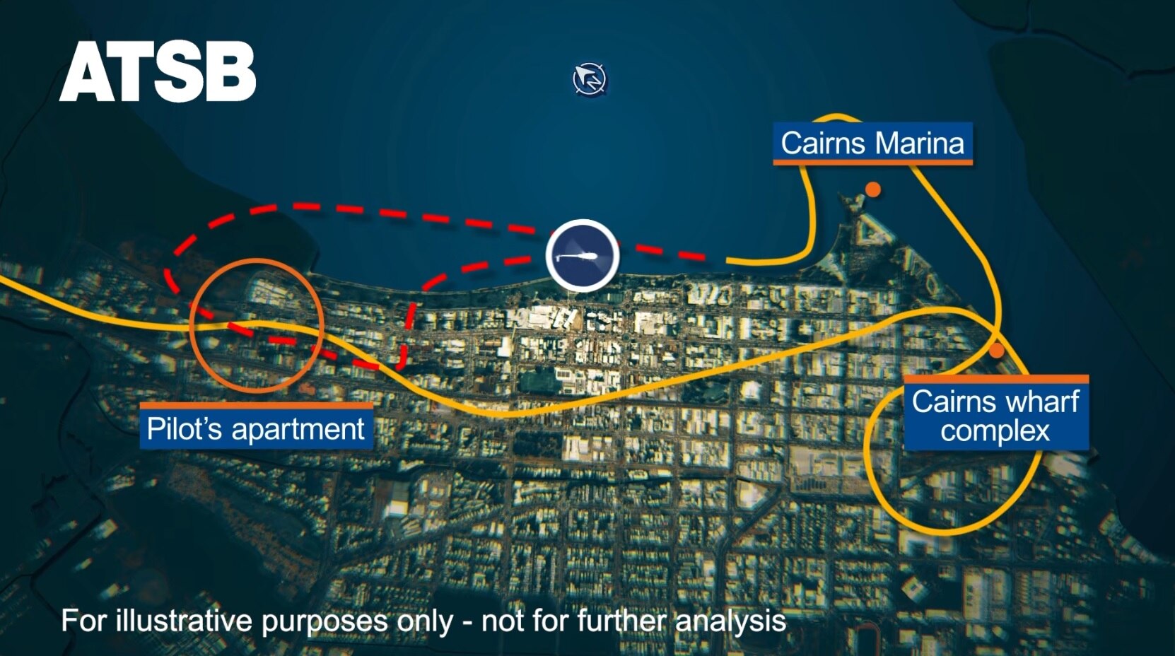 ATSB investigation shows the route the pilot took - ABC News