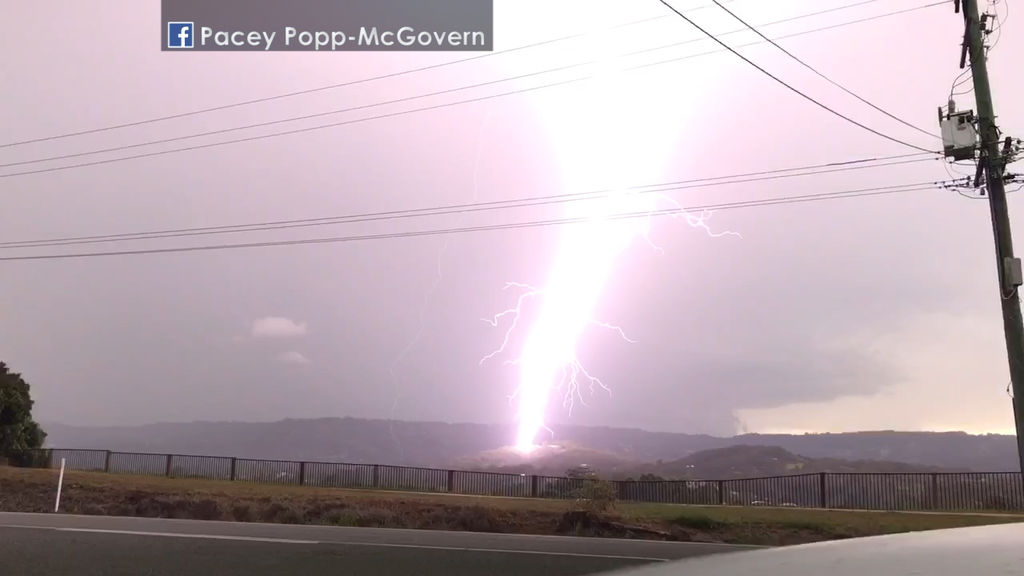 Massive lightning strike caught on camera - ABC News