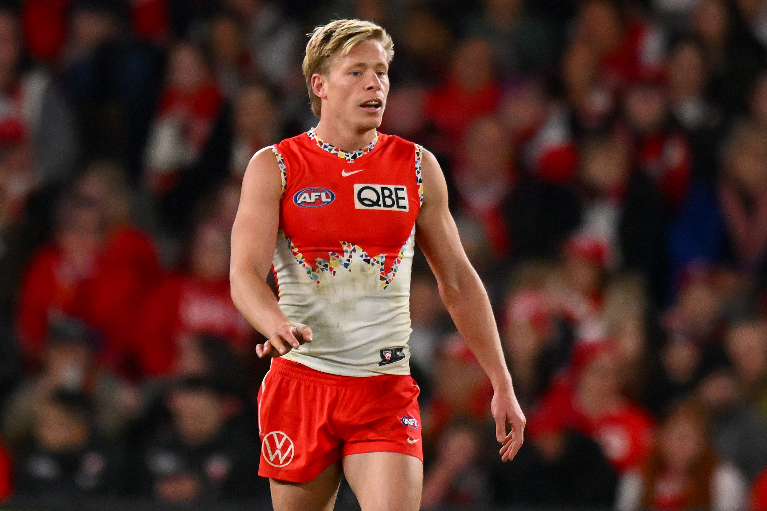 Isaac Heeney's Brownlow Medal hopes dashed after striking Jimmy Webster ...