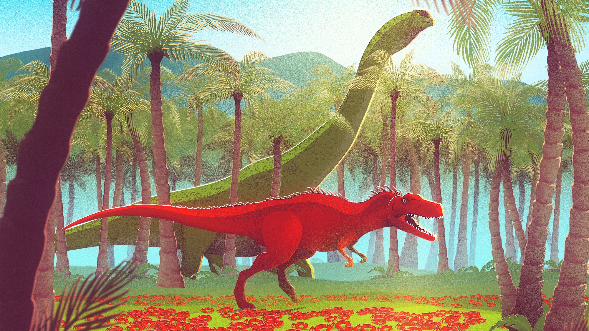 Patagotitan vs Tyrannotitan - ABC Kids listen