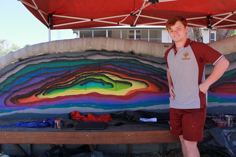 Hughenden State School year 12s remembered through outdoor artwork ...
