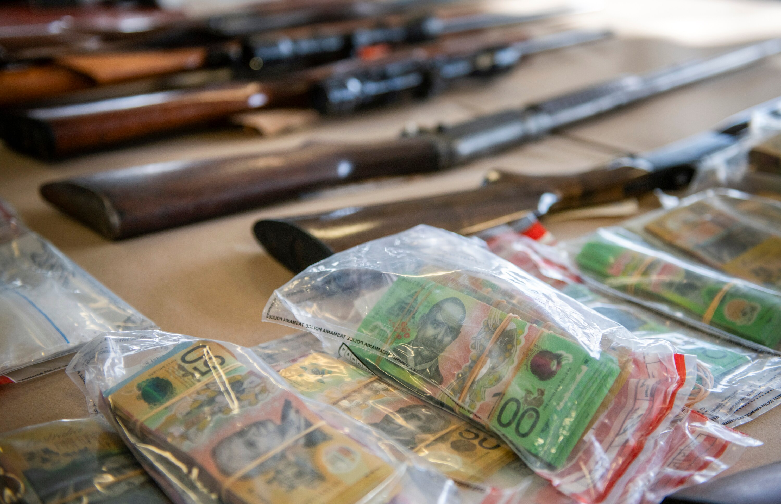 Sub-machine gun, homemade weapon seized in cache of firearms found by ...