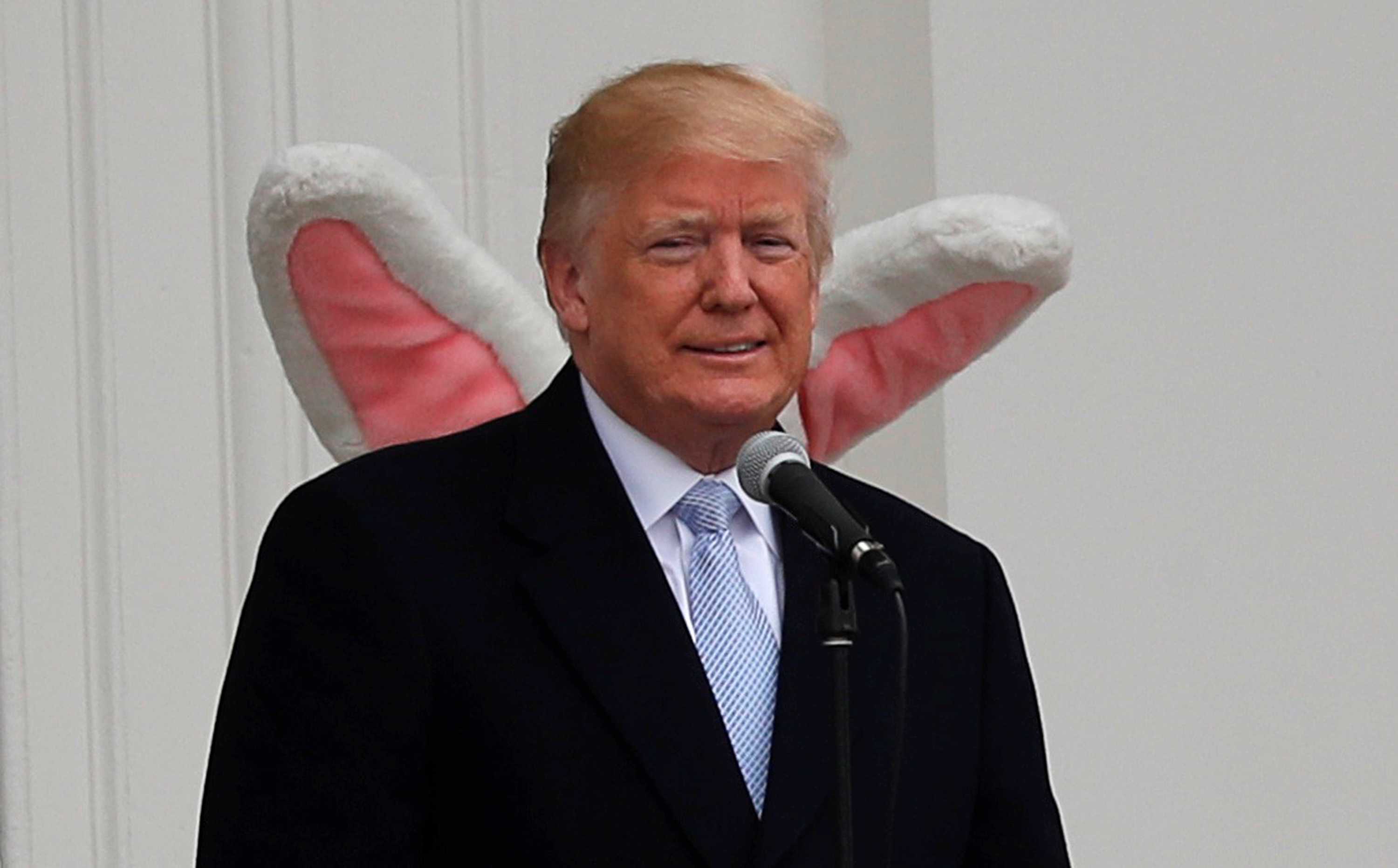 Giant rabbits and odd photos: The annual White House Easter Egg Roll ...
