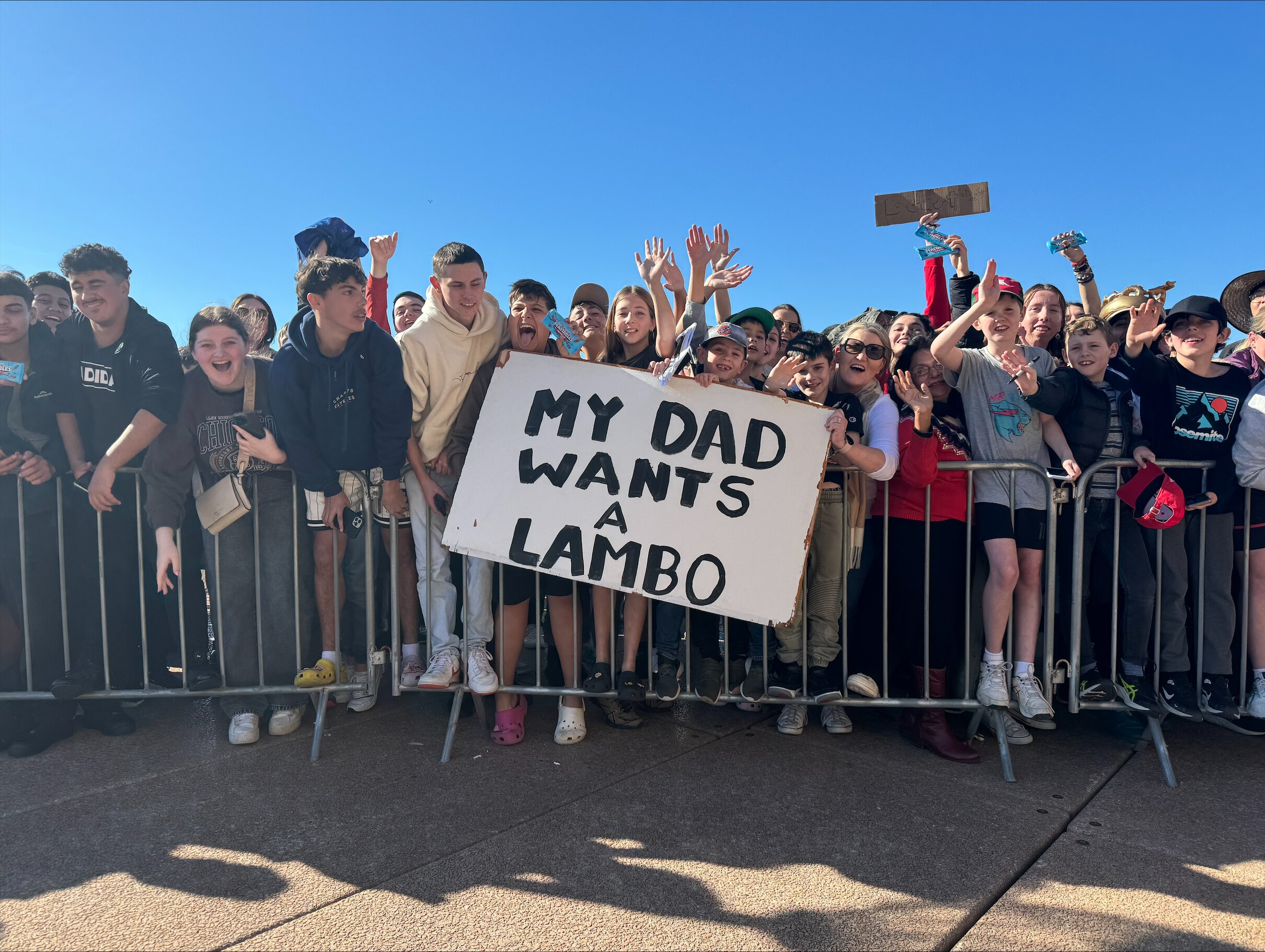 YouTube star MrBeast greeted by crowds at Sydney Opera House forecourt ...