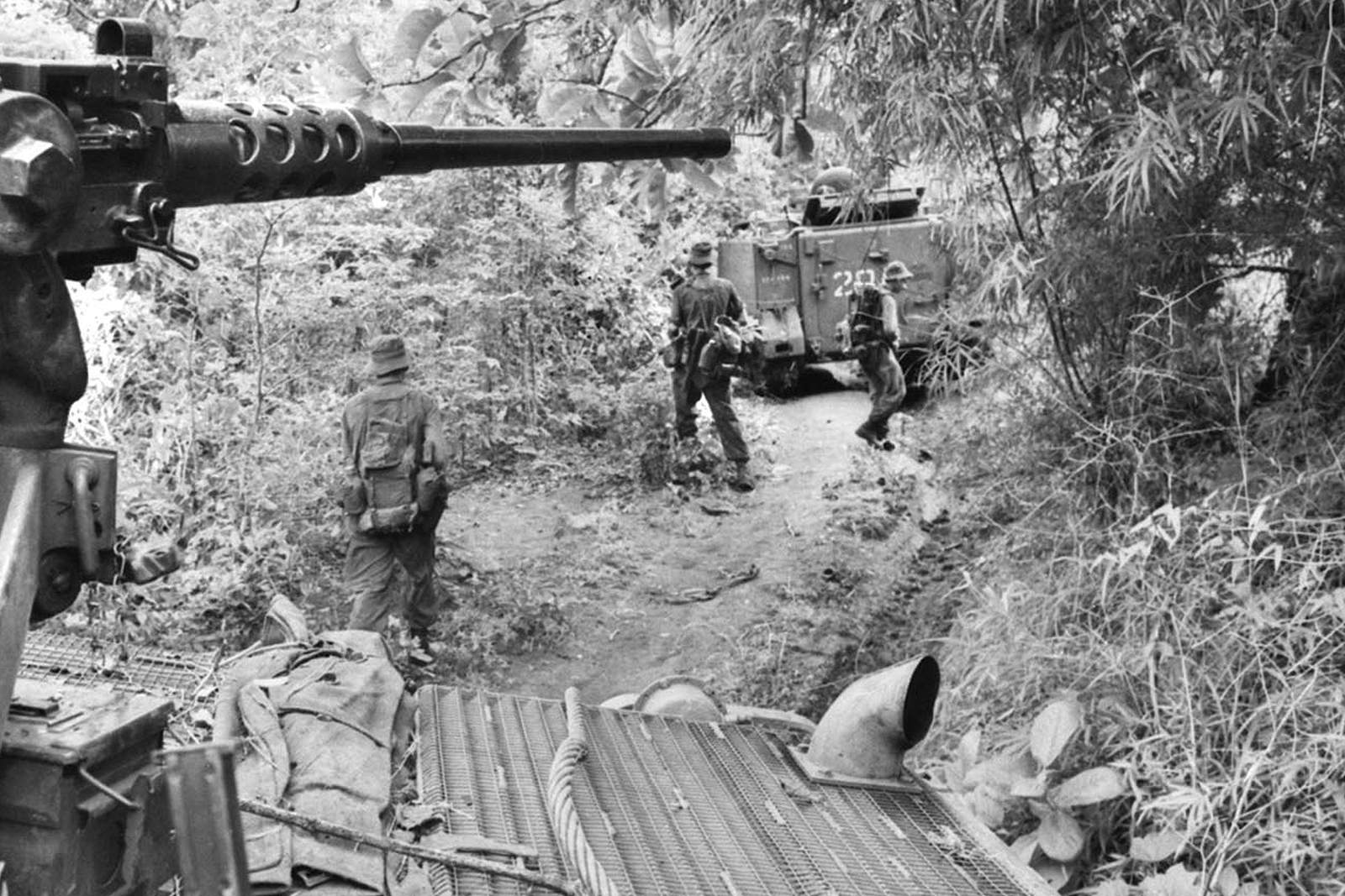 Human wave attacks begin and almost overrun the Australians, when the ...