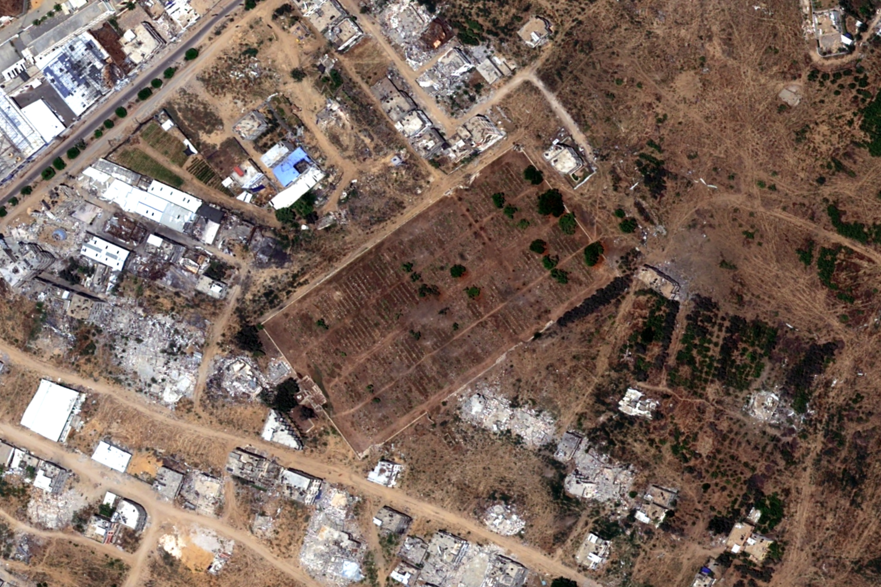 Satellite imagery reveals extent of destruction of Commonwealth war ...