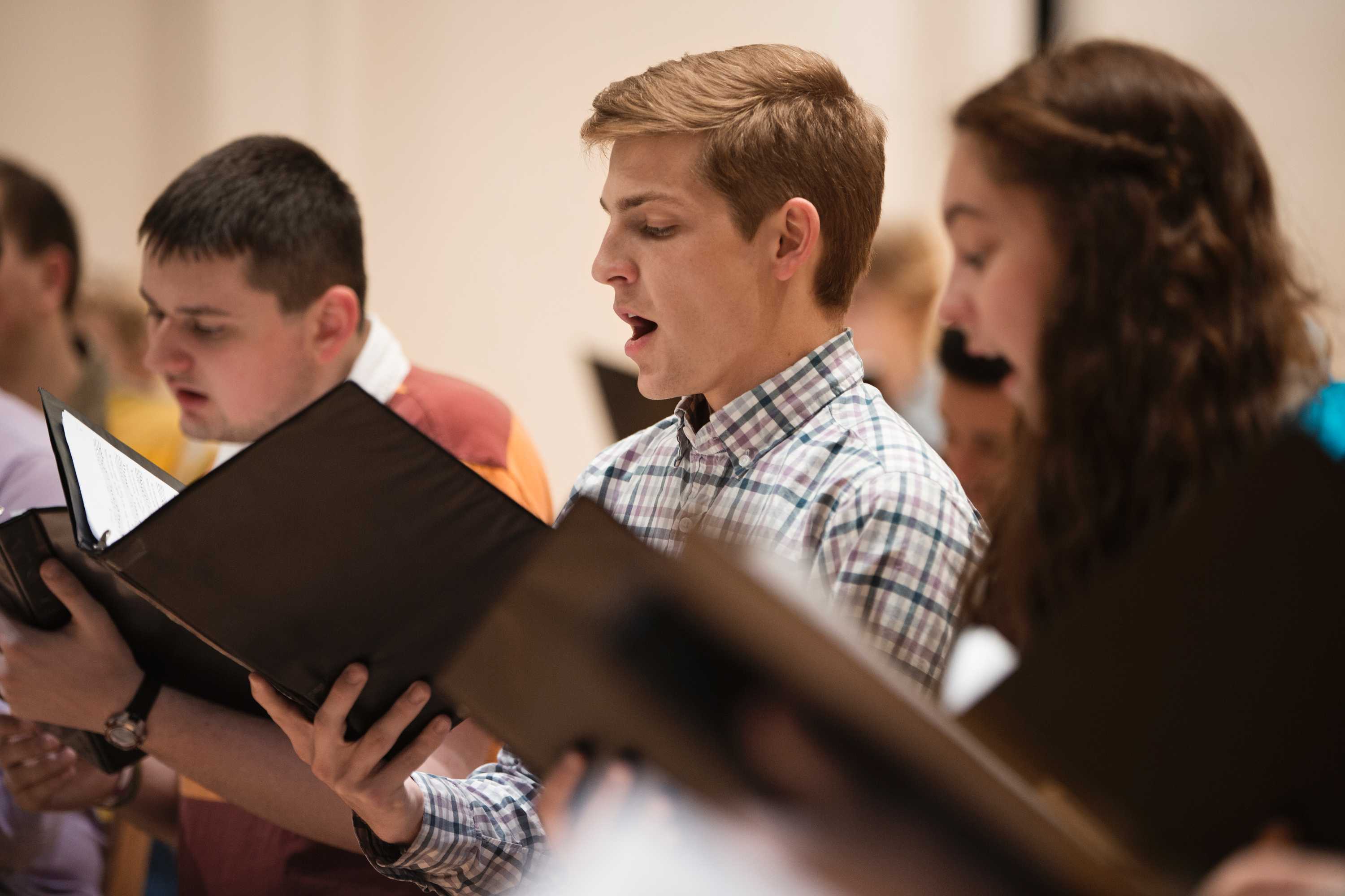 Too Hard Basket: the choir member singing from an entirely different ...