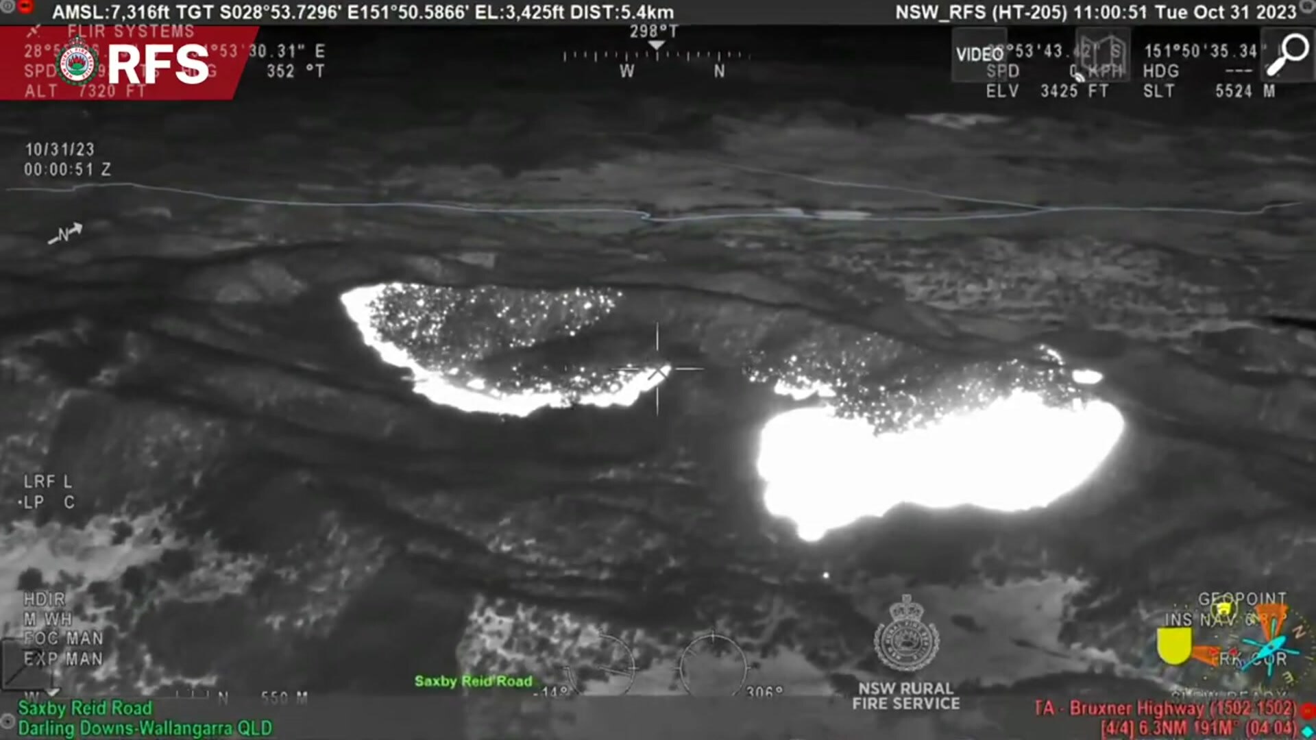 Bushfire at Tenterfield area - ABC News