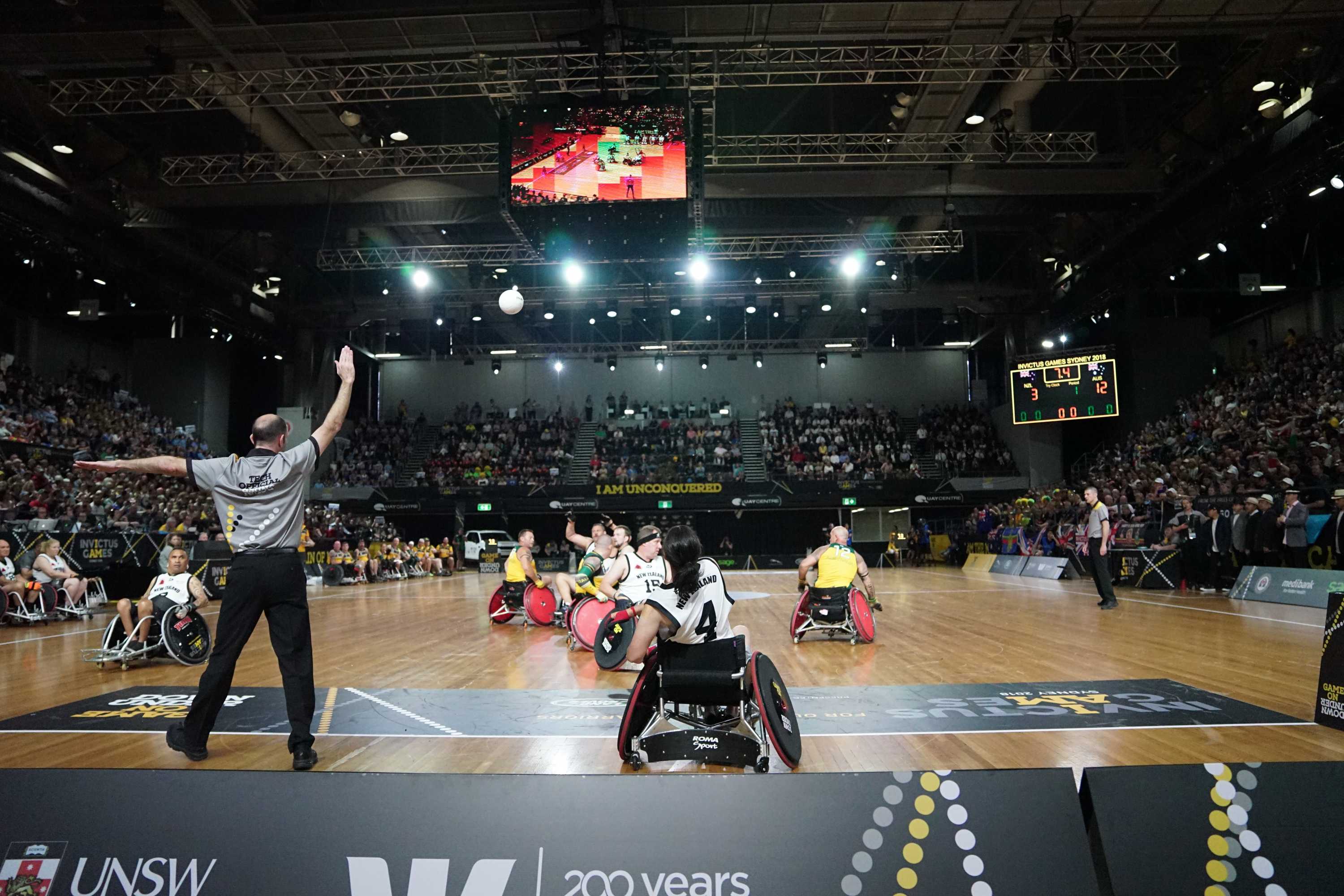 Invictus spirit shines through as Aussies pass NZ player the ball for ...