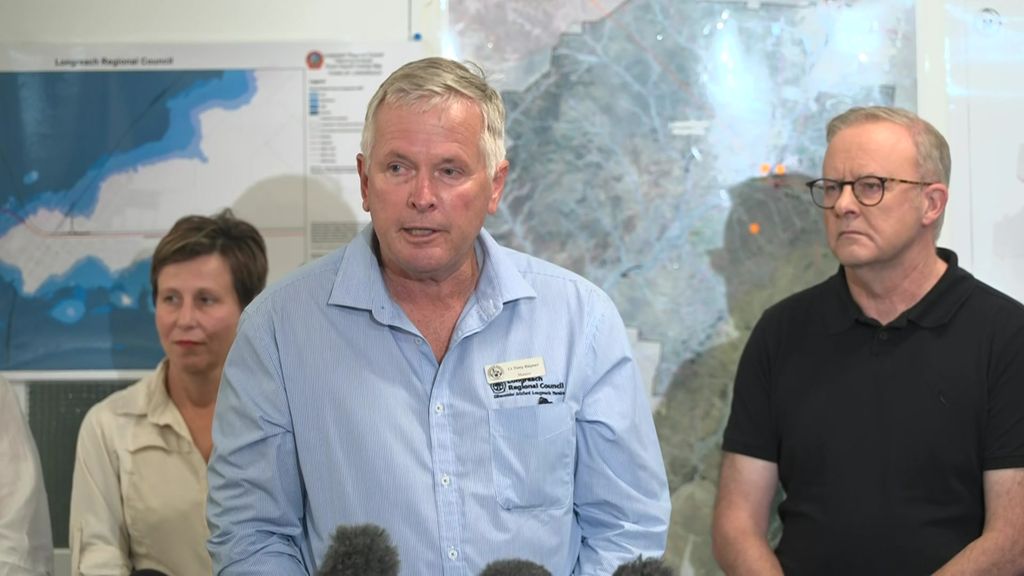 Longreach Mayor Tony Rayner says he's grateful for the state and ...