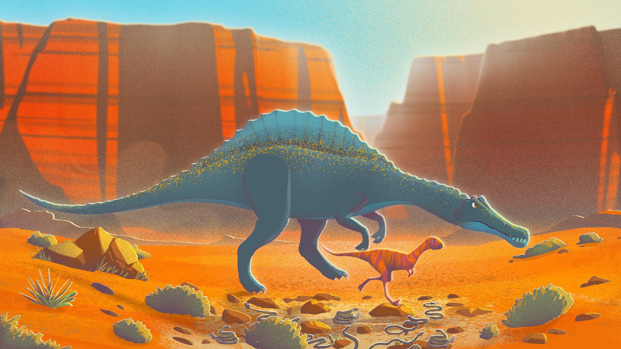 Irritator vs Berthasaura - ABC Kids listen