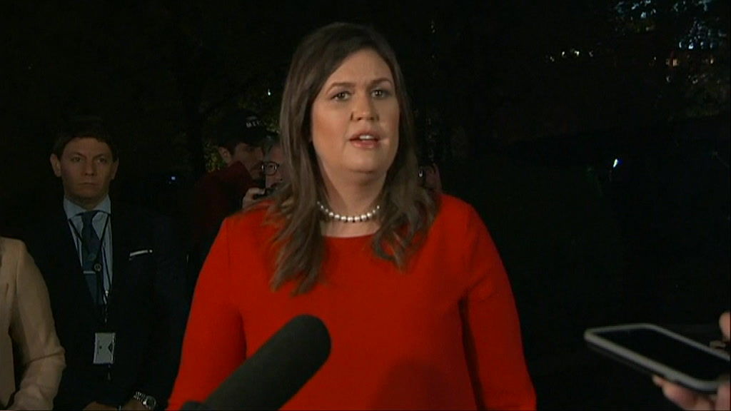 Sarah Sanders says Donald Trump will work with "whoever" comes into ...