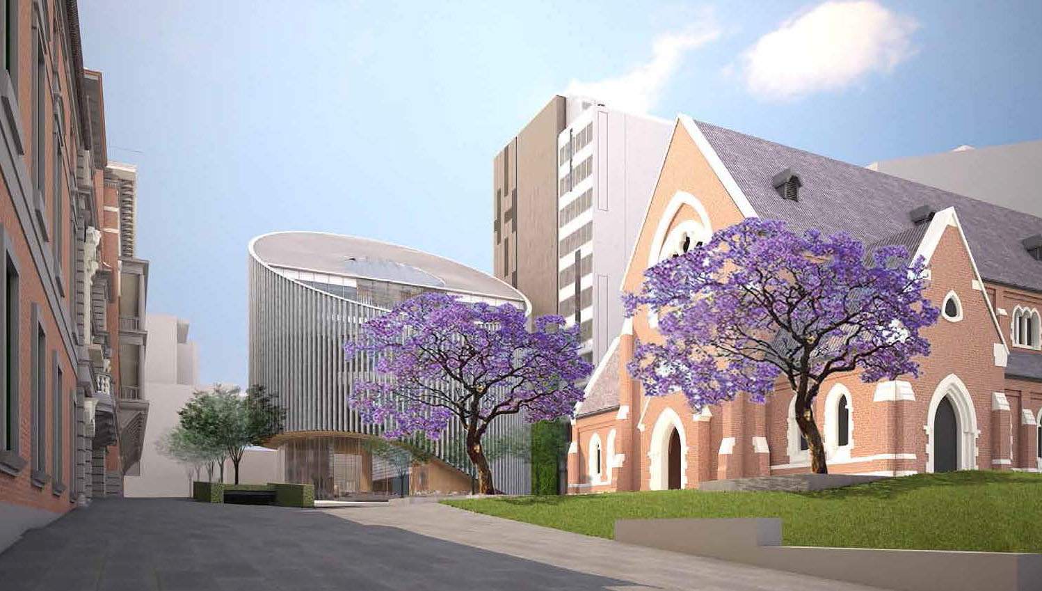 Office block at centre of Perth CBD redevelopment tops out at 33 floors ...