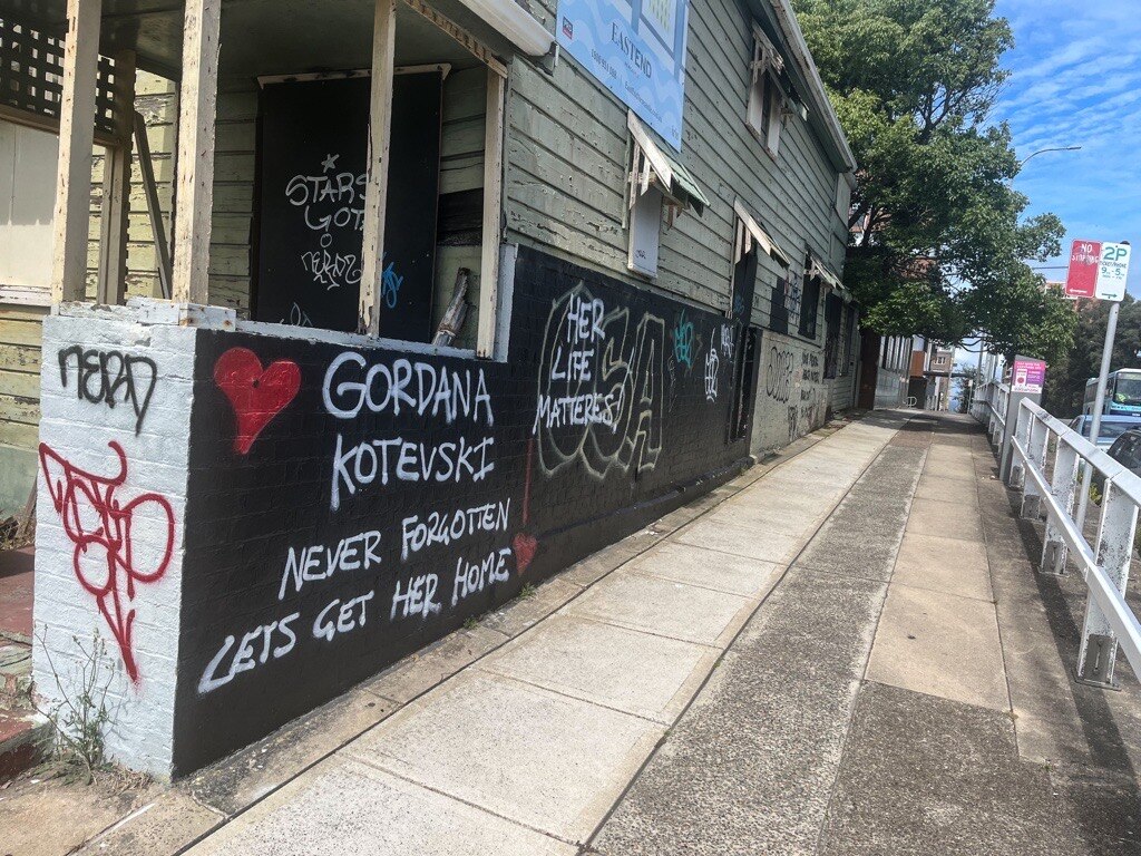 Newcastle graffiti marks Gordana Kotevski's abduction in 1994 as ...