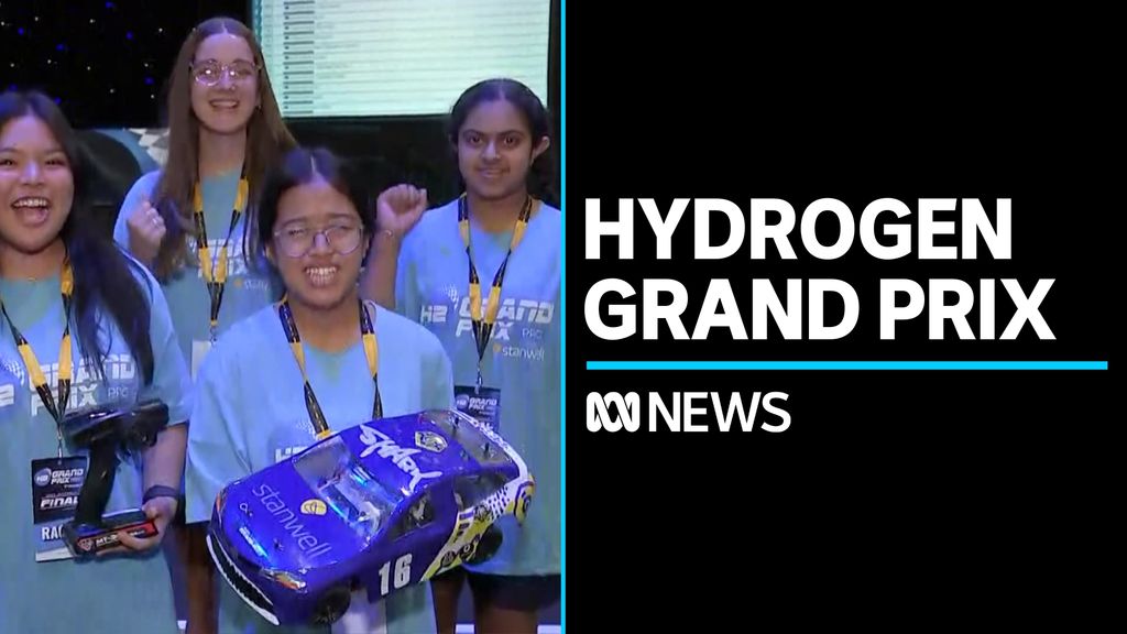 First hydrogen-fuelled grand prix raced in Central Queensland - ABC News