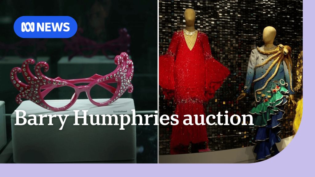 Dame Edna's spectacles and dresses to be sold at Barry Humphries ...