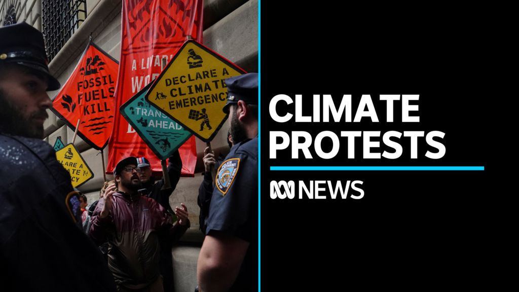 Climate protesters in New York and across the globe send message to UN ...