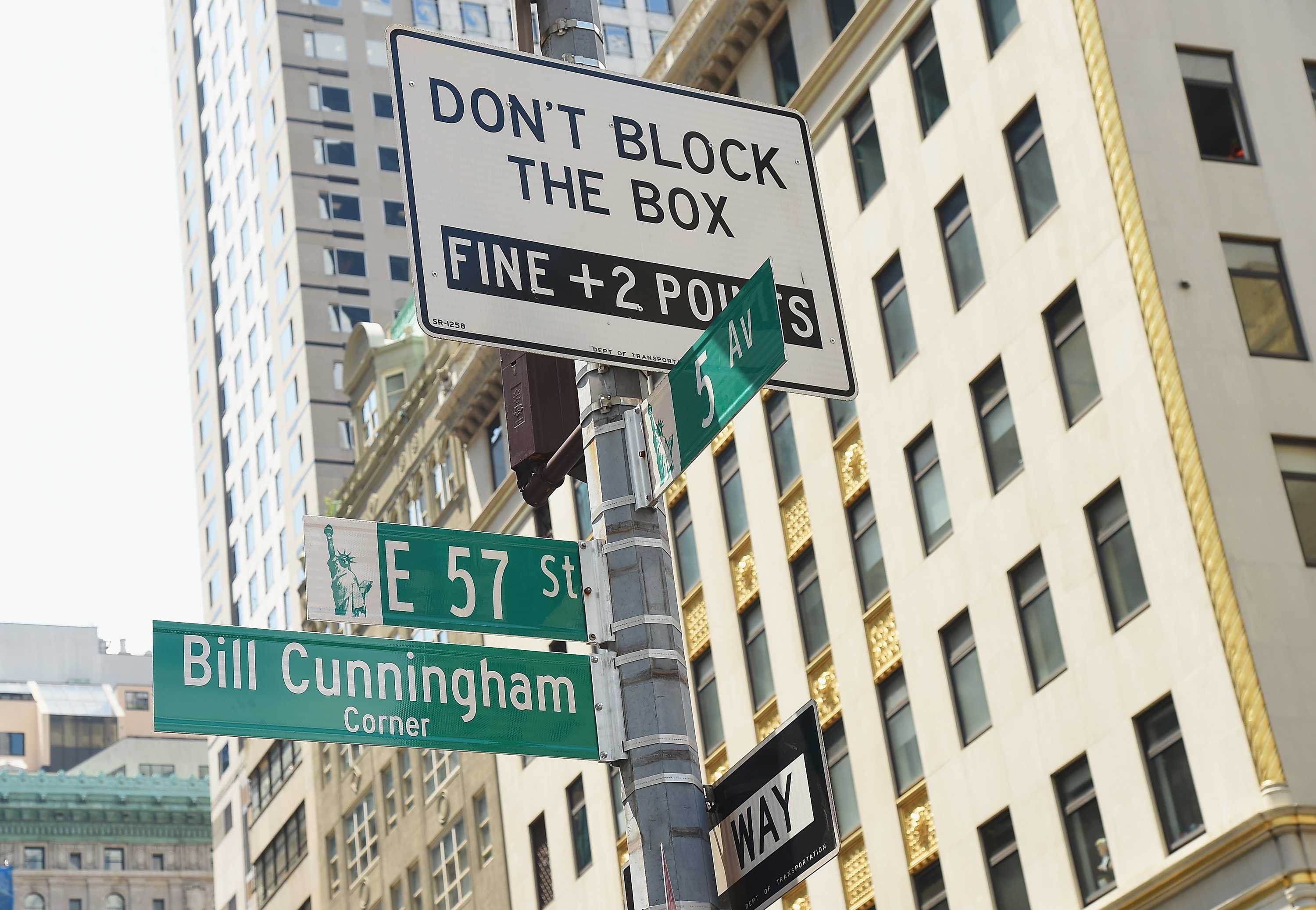 Bill Cunningham: New York street corner named after late fashion ...
