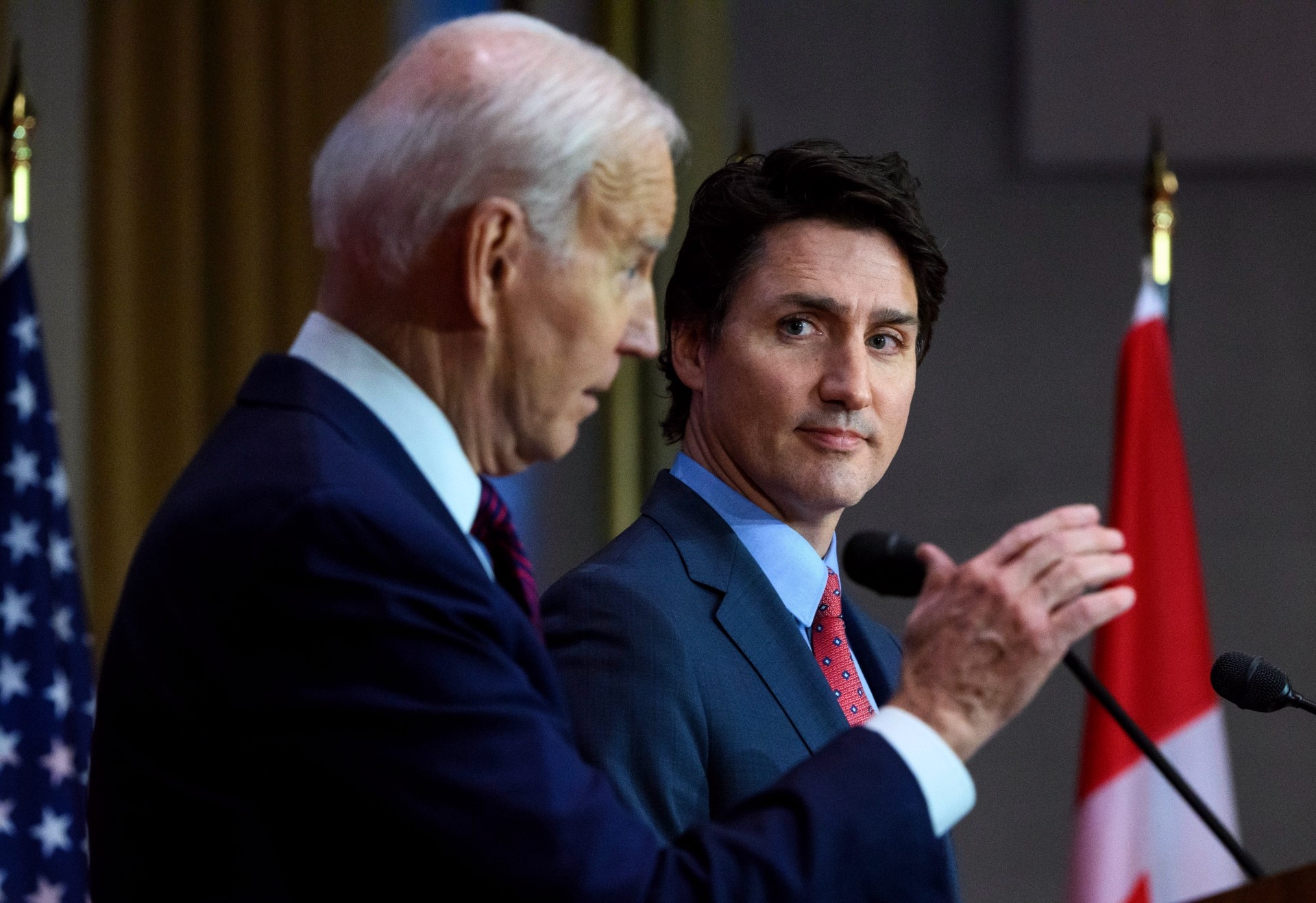 US President Joe Biden, Canada's Trudeau pledge to stand together ...