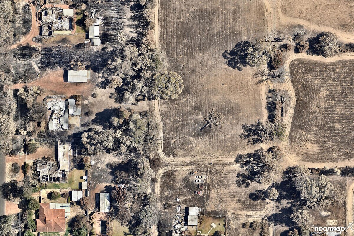 Yarloop bushfire before and after: Aerial photos reveal raw power of WA ...