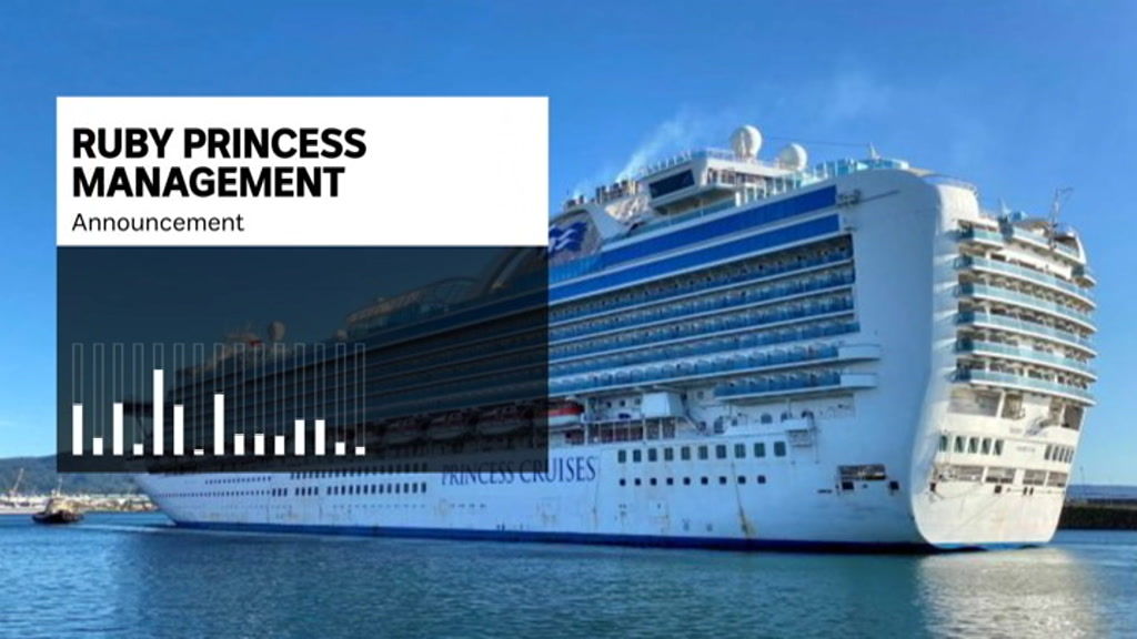 Ruby Princess crew instructed on how to disembark ship in motivational ...