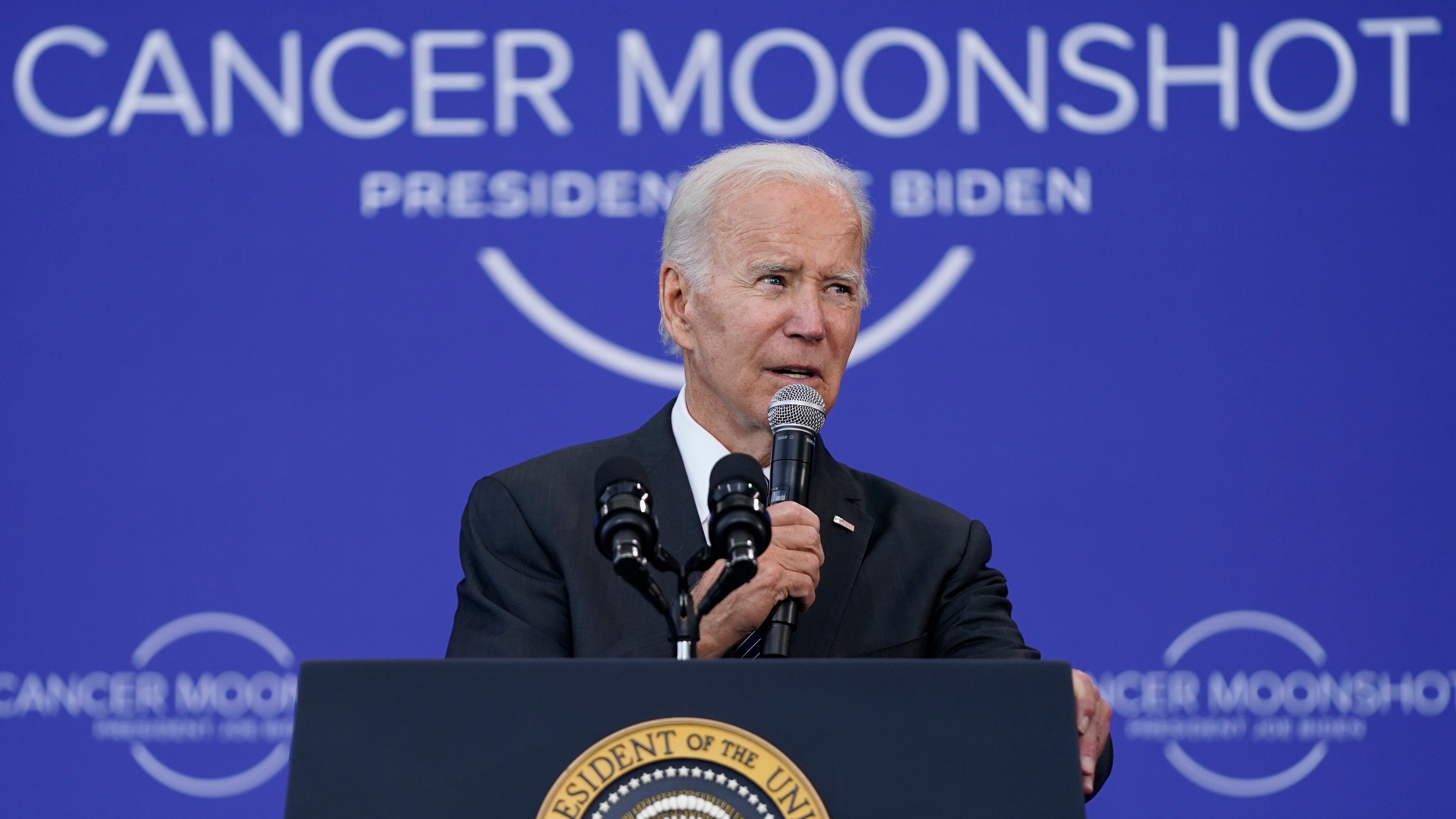 Joe Biden draws on John F. Kennedy's moonshot speech to push goal of ...