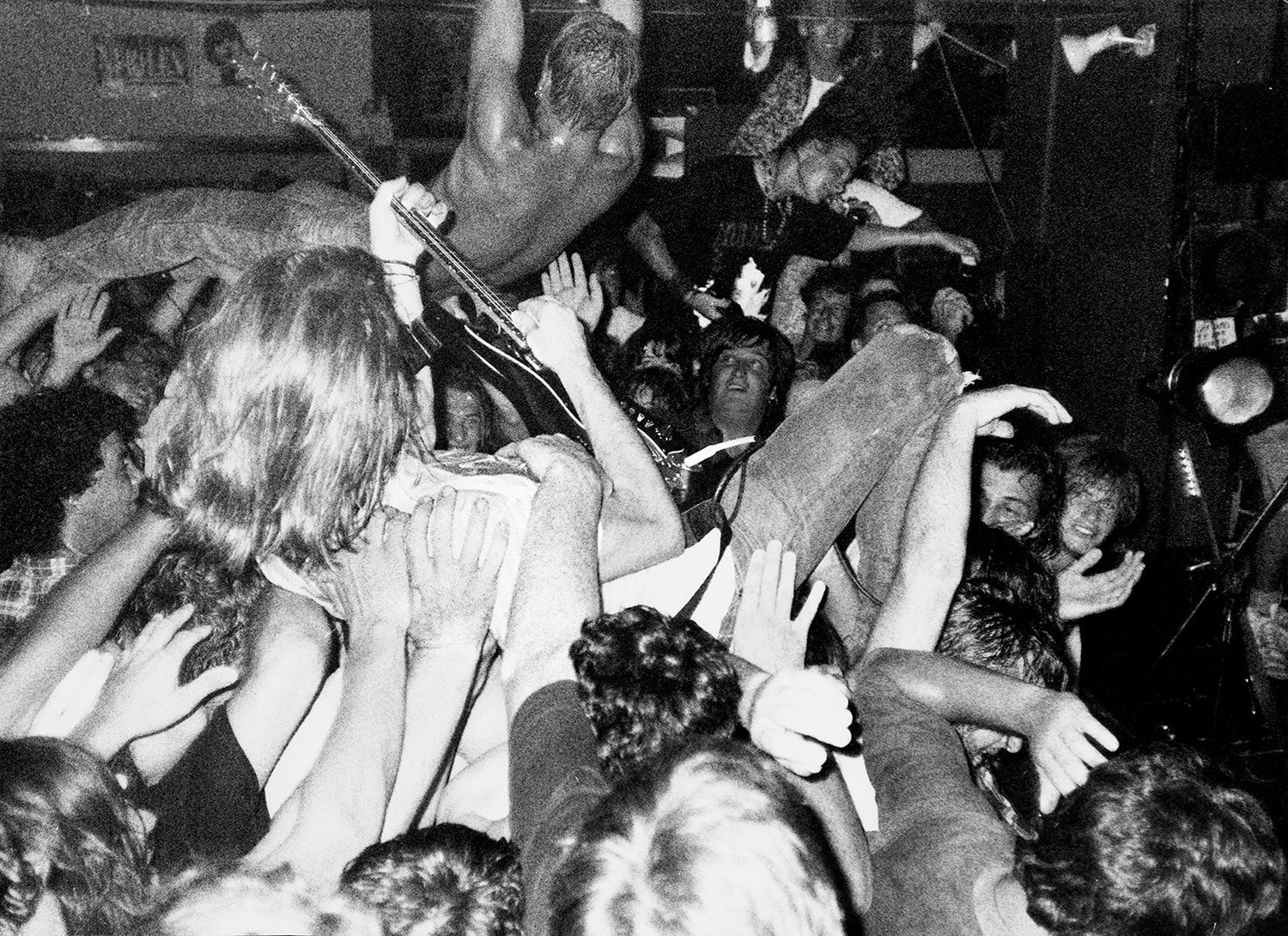 Kurt Cobain Crowd Surfing Soundgarden's Singer Shaina Shepherd's Crowd