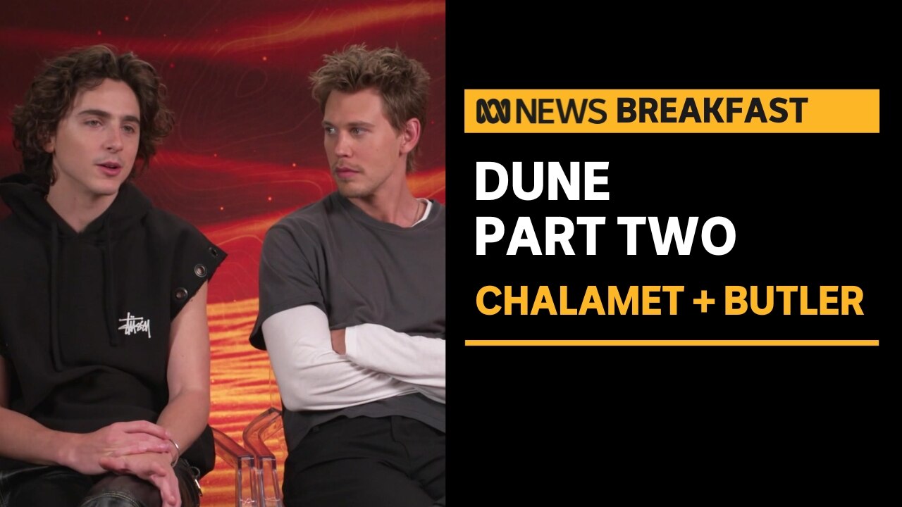 Timothée Chalamet and Austin Butler talk about new sci-fi film, Dune ...