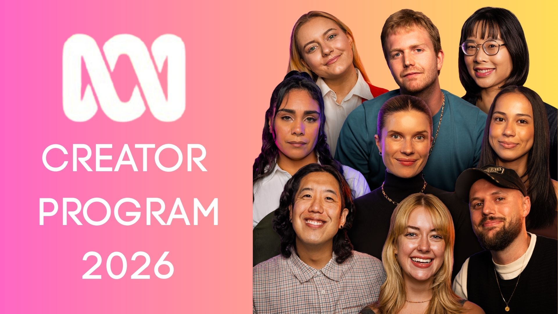 ABC announces Creator Program class of 2026 - About the ABC