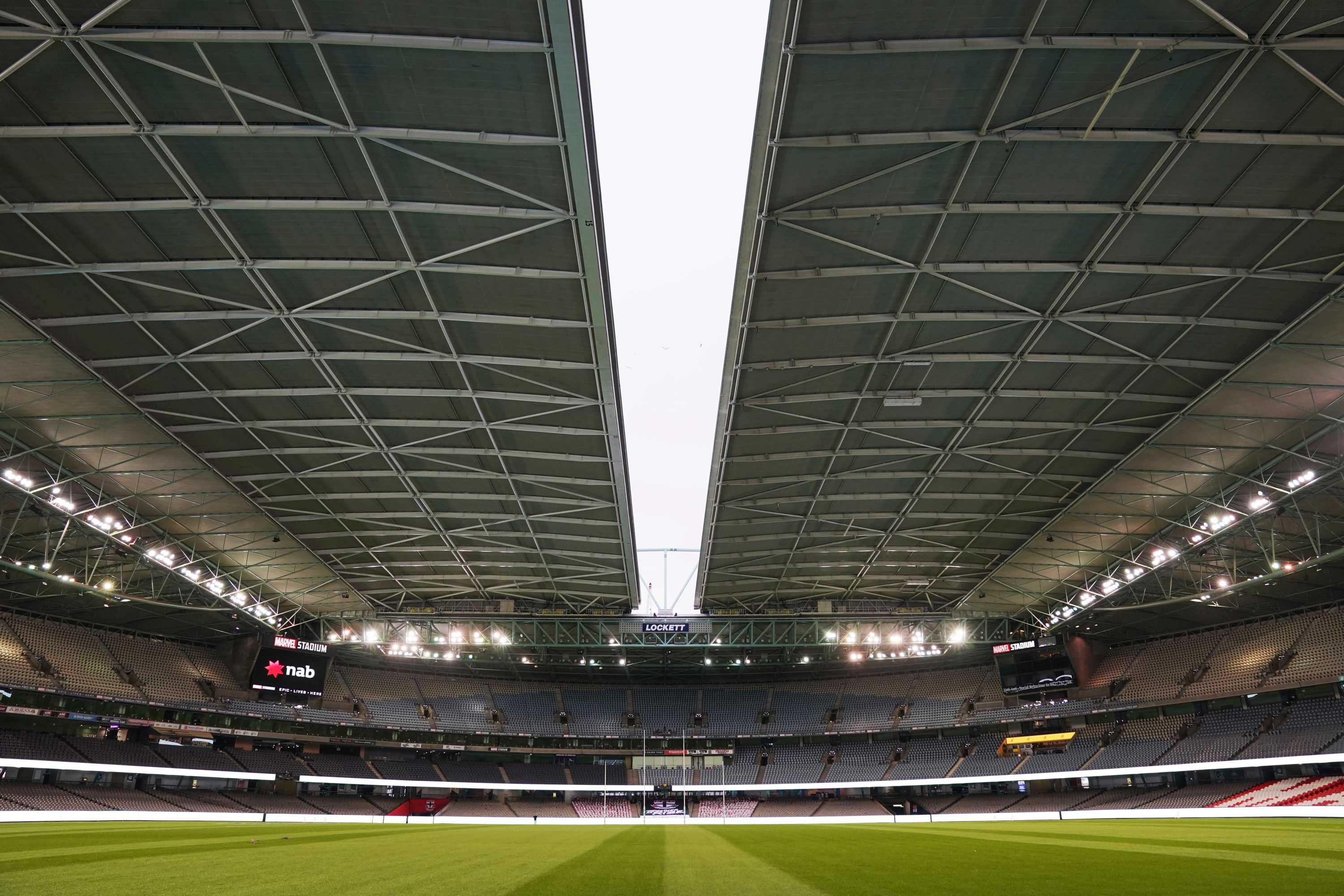 AFL survives coronavirus scare at Melbourne's Docklands stadium, St ...