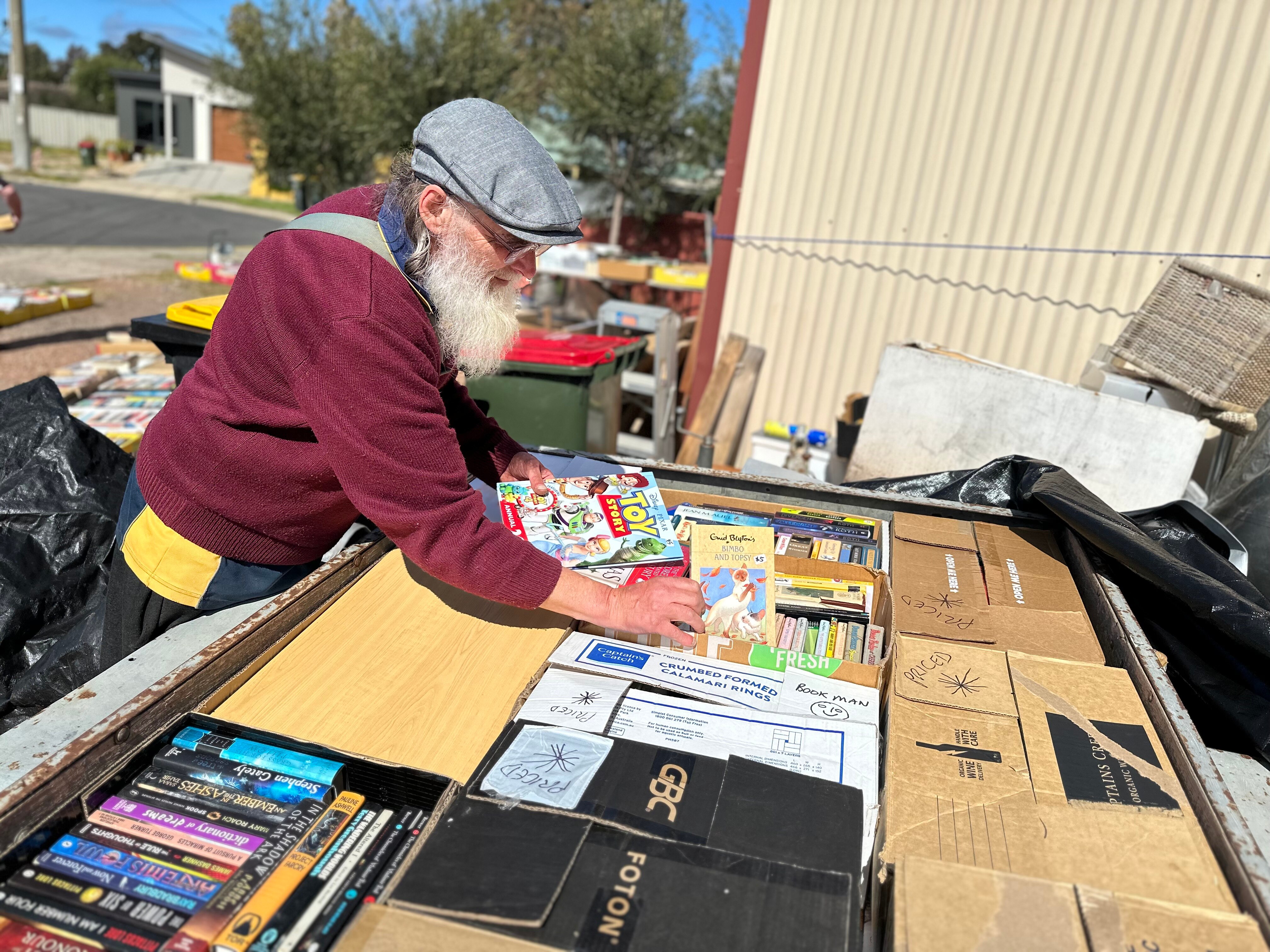 Central Victorian Michael Reid gives books a new chapter by saving them ...