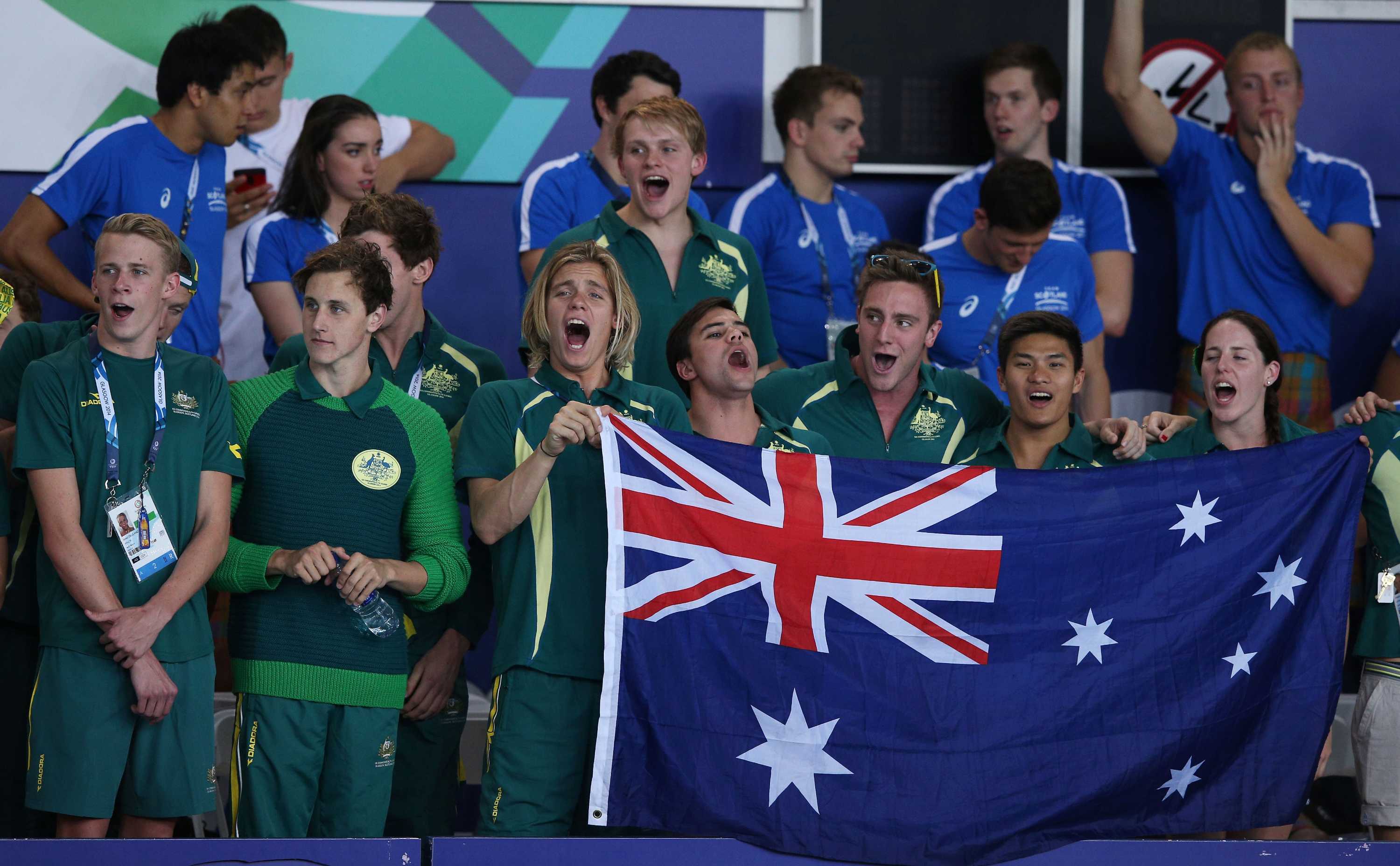 Commonwealth Games: Australian swimming team farewells Glasgow to ...