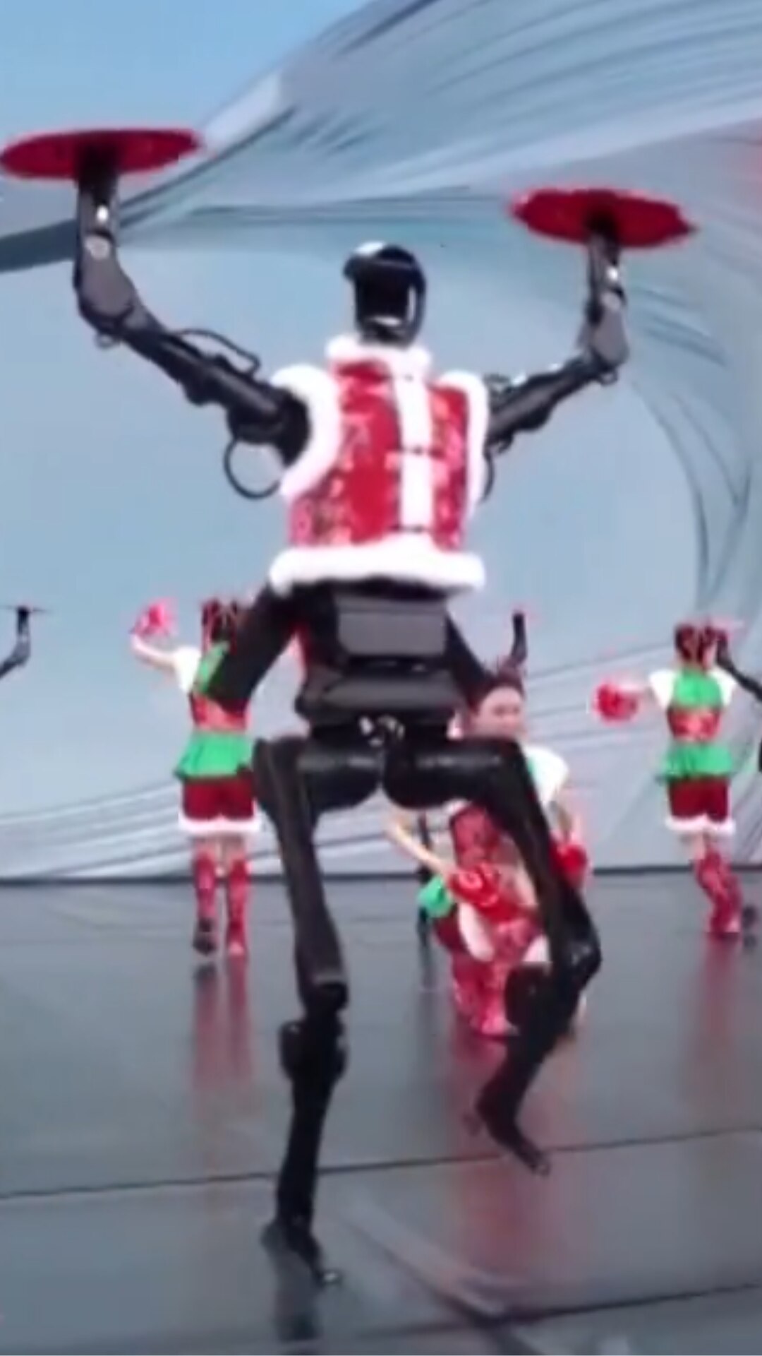 Robots dance with humans in China - ABC News